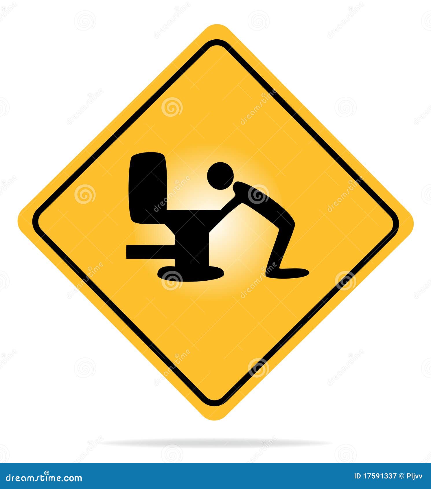 Warning, hangover sign. stock vector. Illustration of warning - 17591337