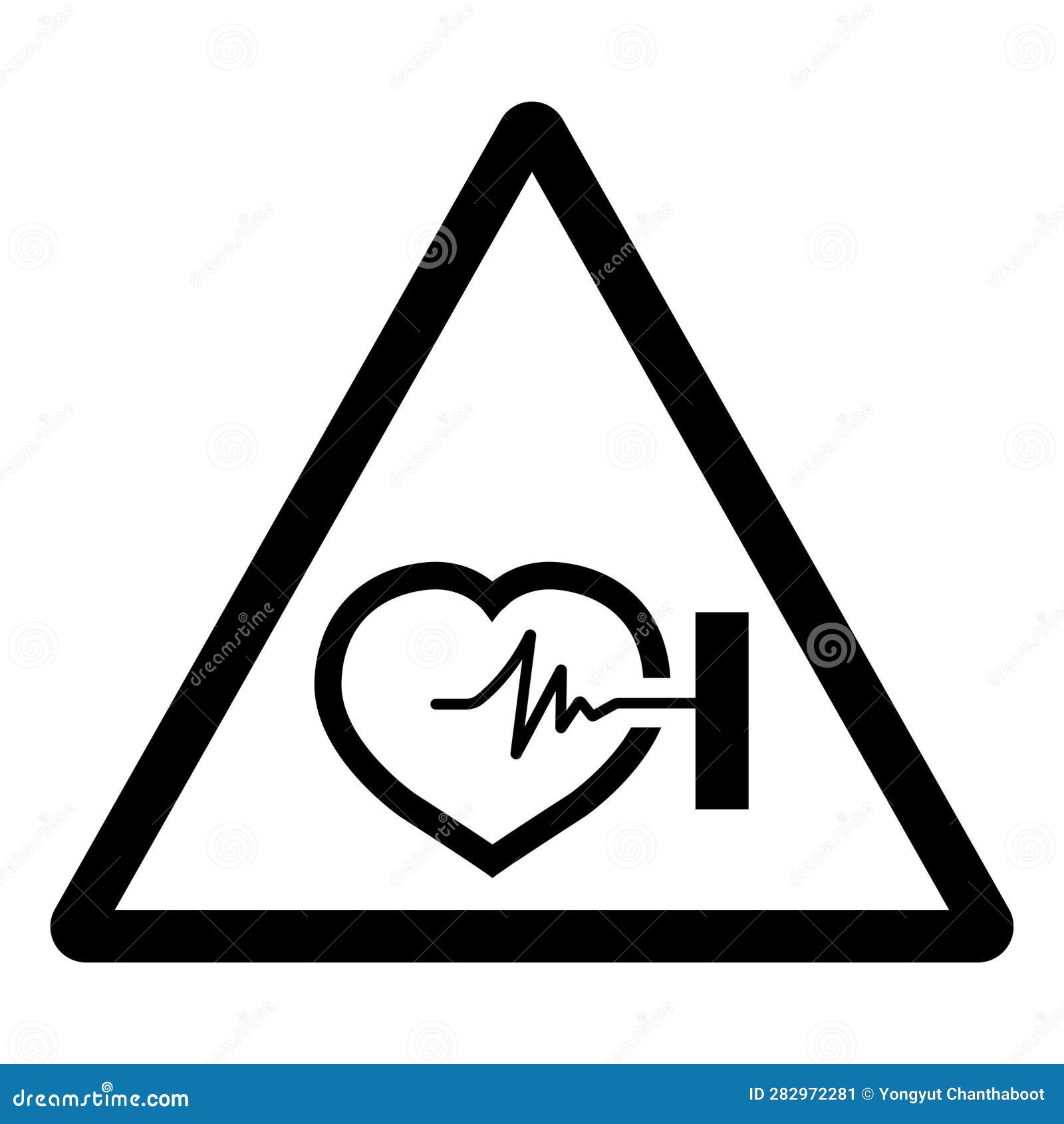 High Magnetic Fields Symbol Sign ,Vector Illustration, Isolate On White ...