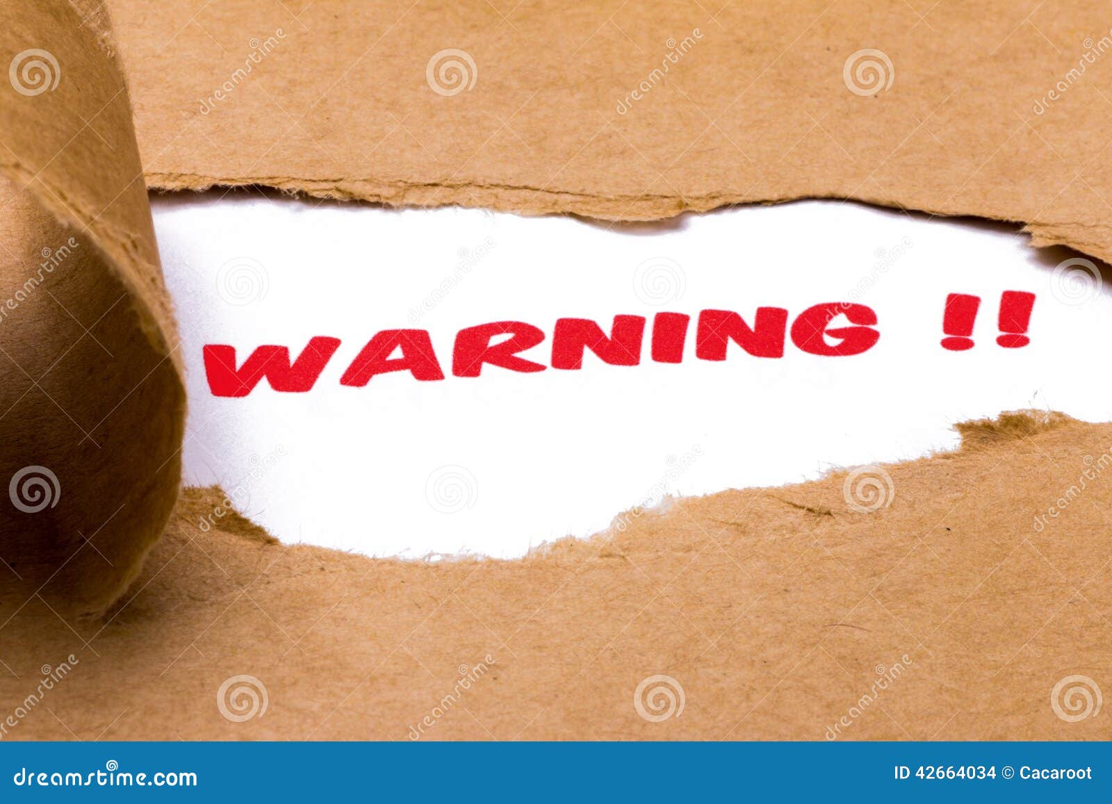 Warning stock photo. Image of trouble, brand, note, risk - 42664034