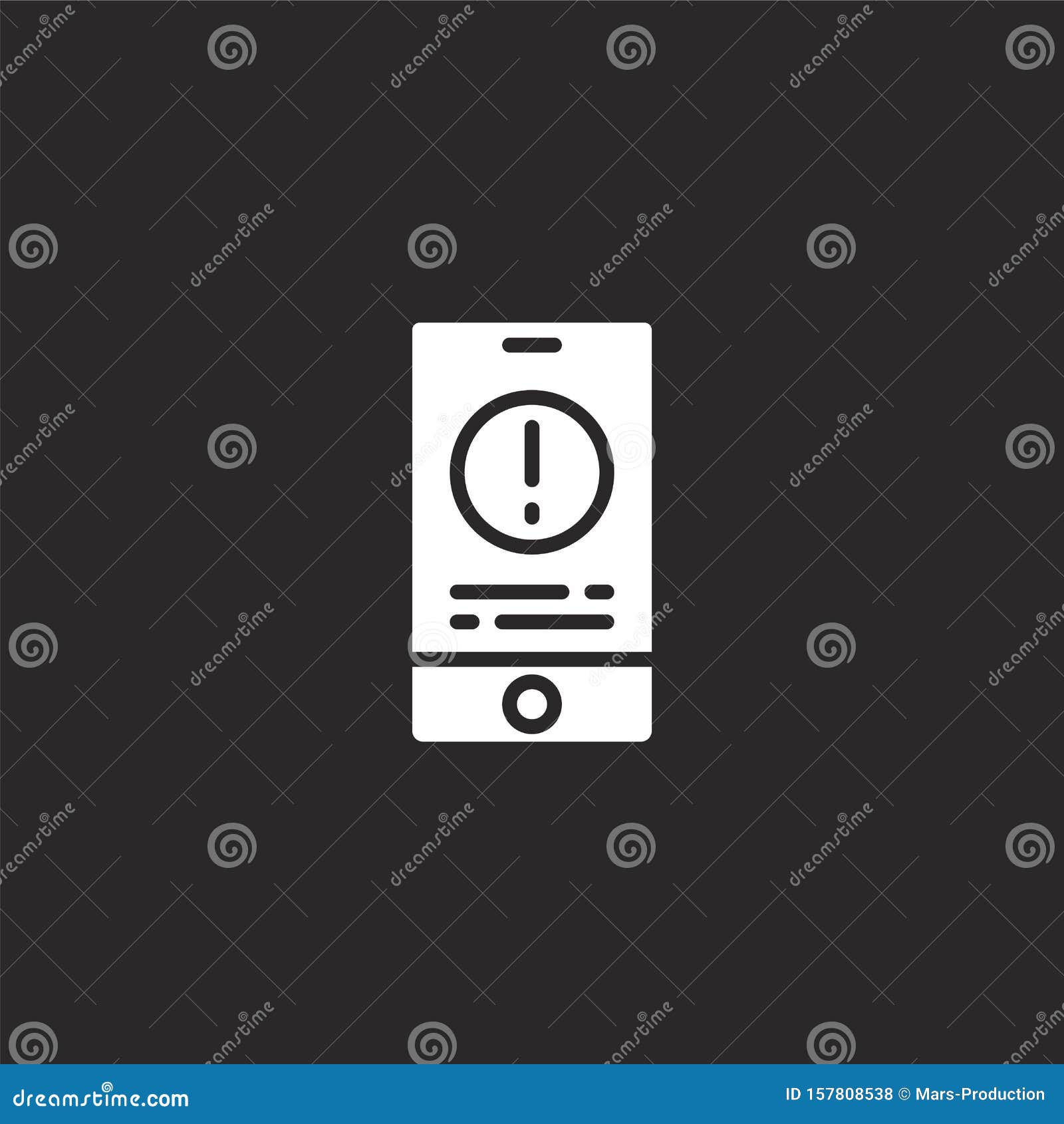 Warning Icon. Filled Warning Icon for Website Design and Mobile, App ...