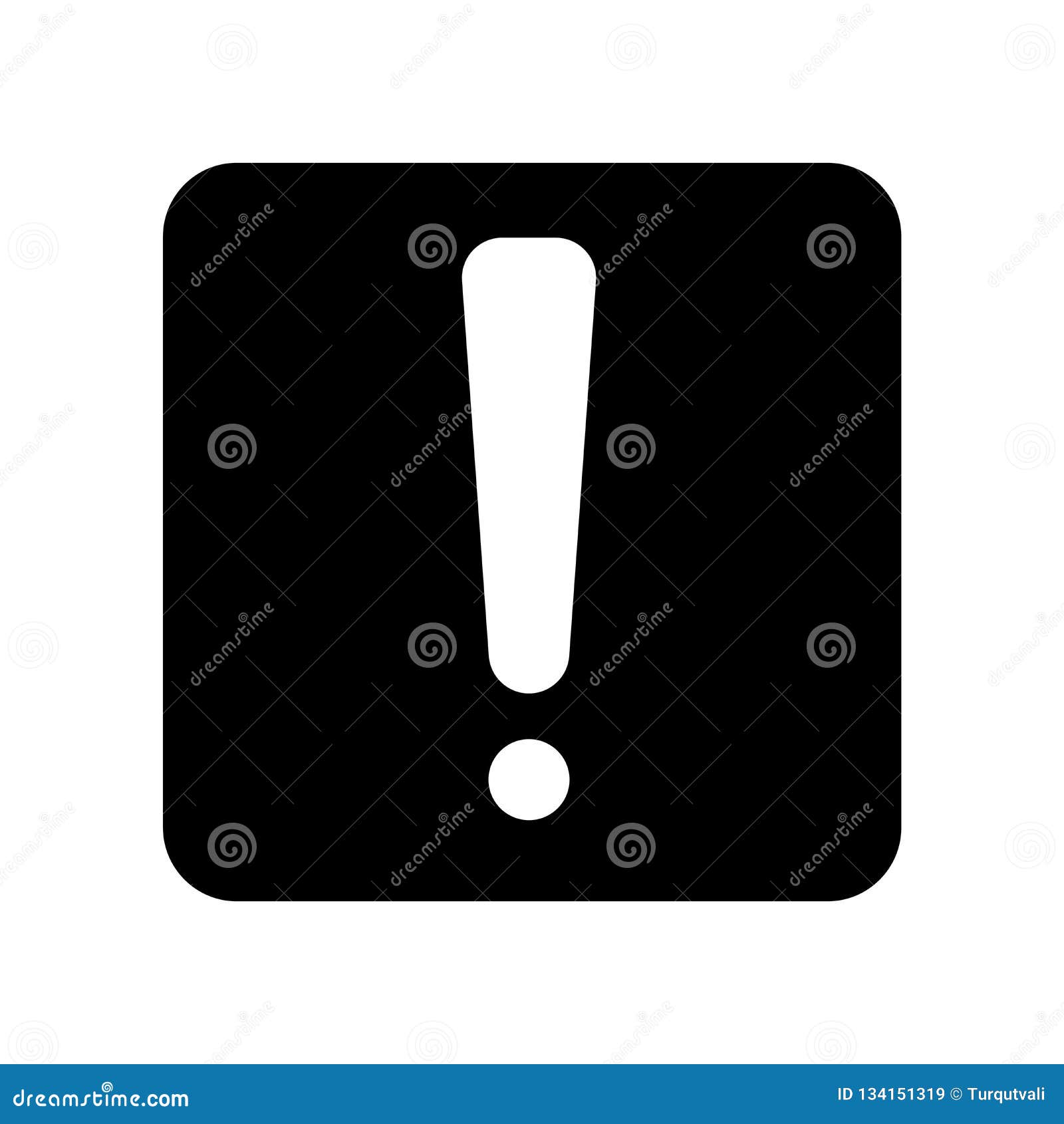 Warning Icon Vector Isolated on White Background, Warning Sign Stock ...