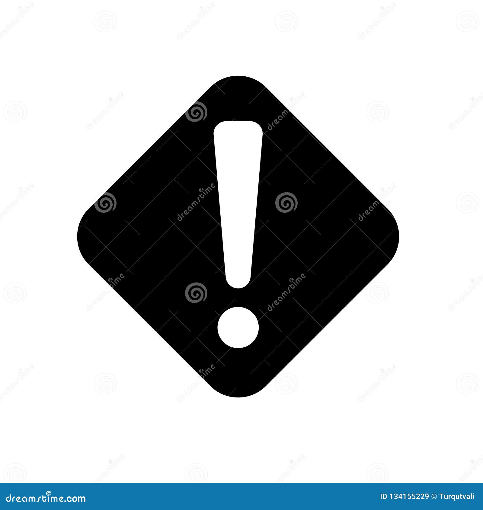 Warning Icon Vector Sign and Symbol Isolated on White Background ...