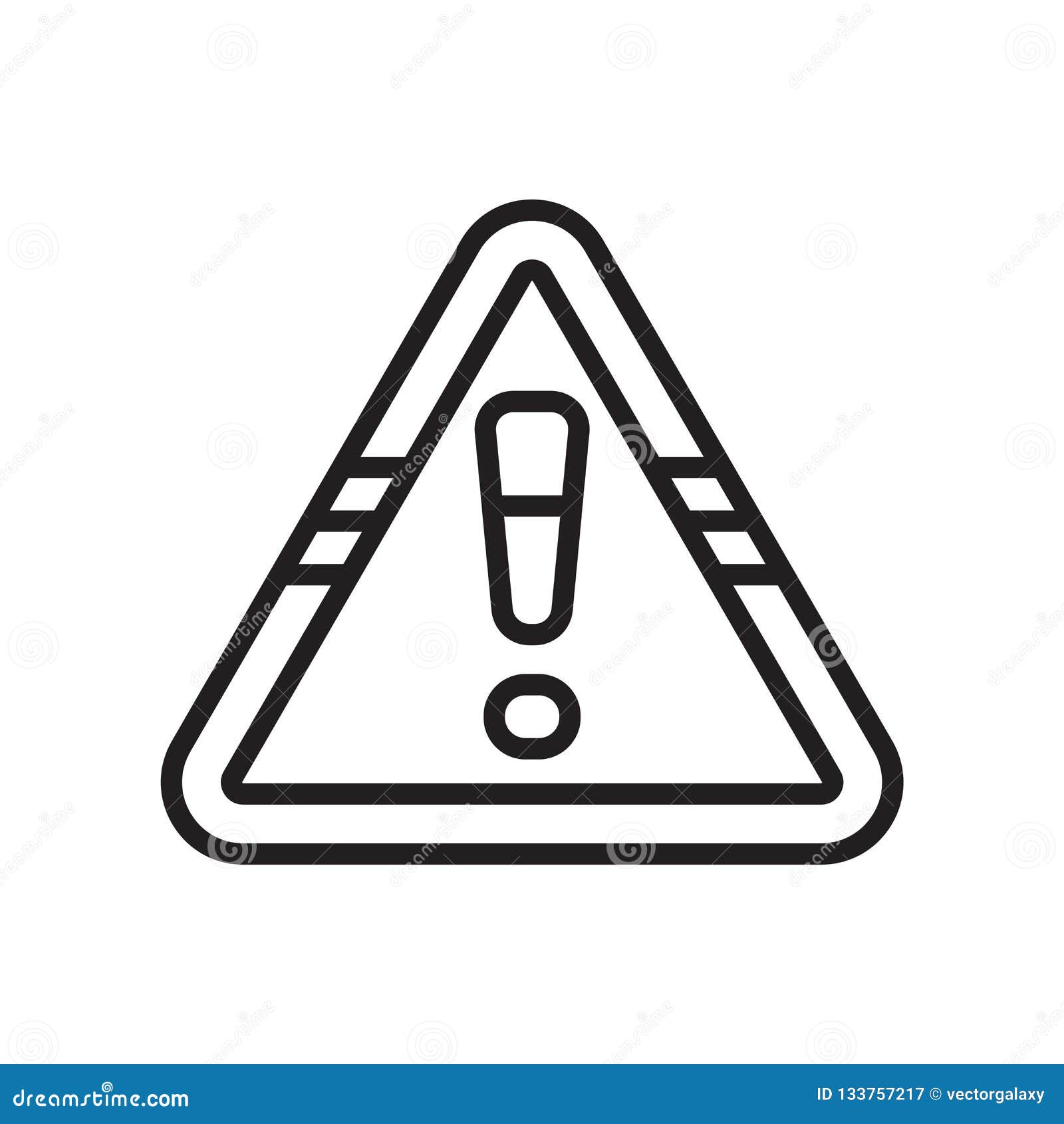 Warning Icon Vector Sign and Symbol Isolated on White Background ...