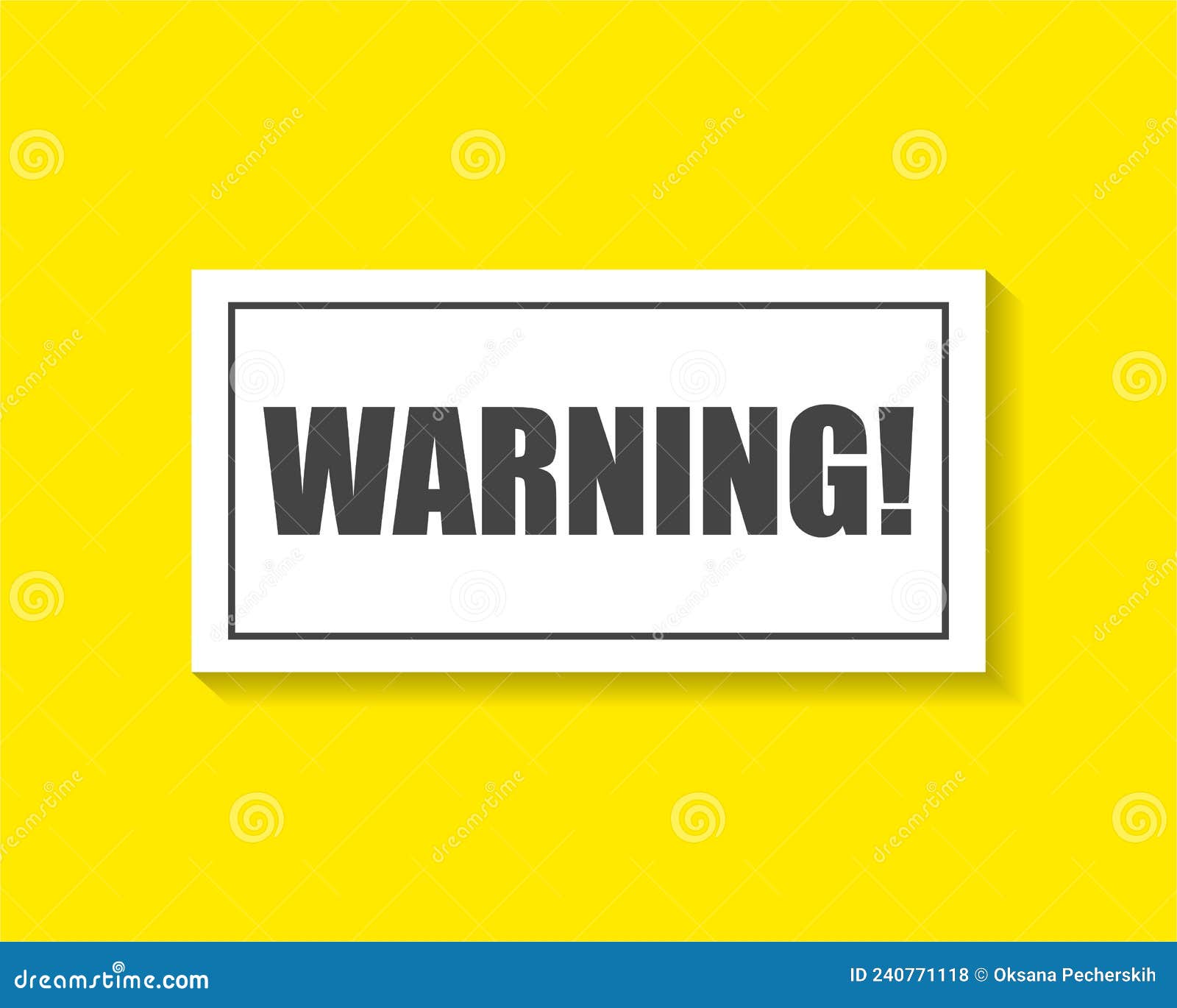 Warning Icon on White Isolated Background. Layers Grouped for Easy ...