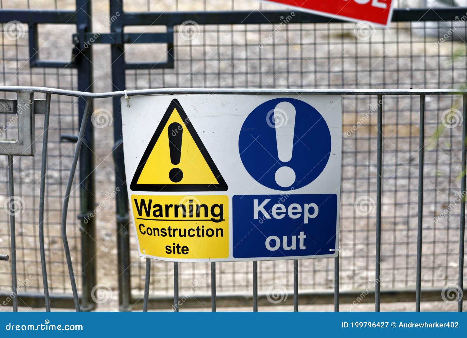 Warning Keep Out Sign Protecting Turtle Laying Designated Area For ...