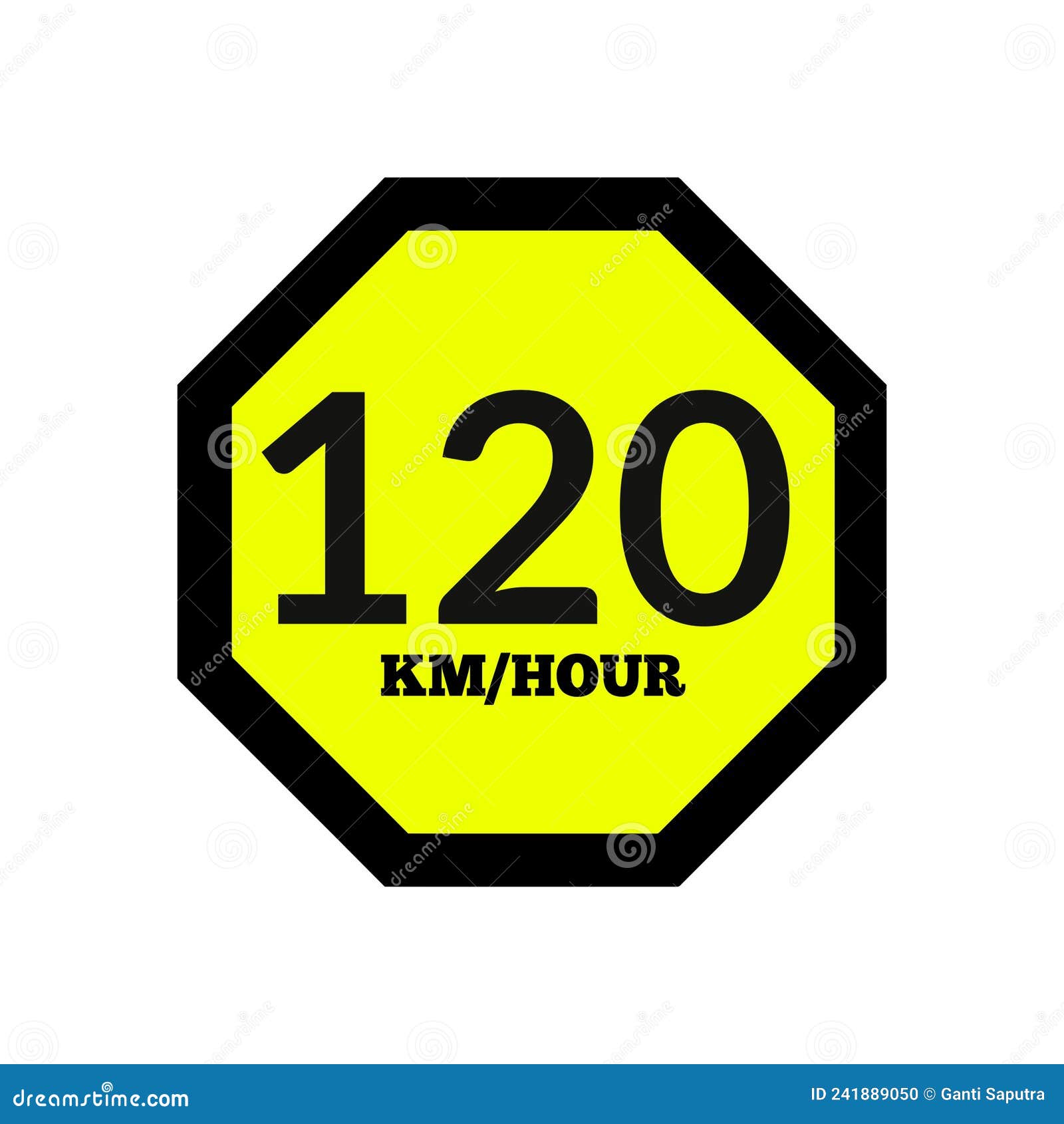 Warning Letter for Driving at 120 Km/hour Stock Illustration ...