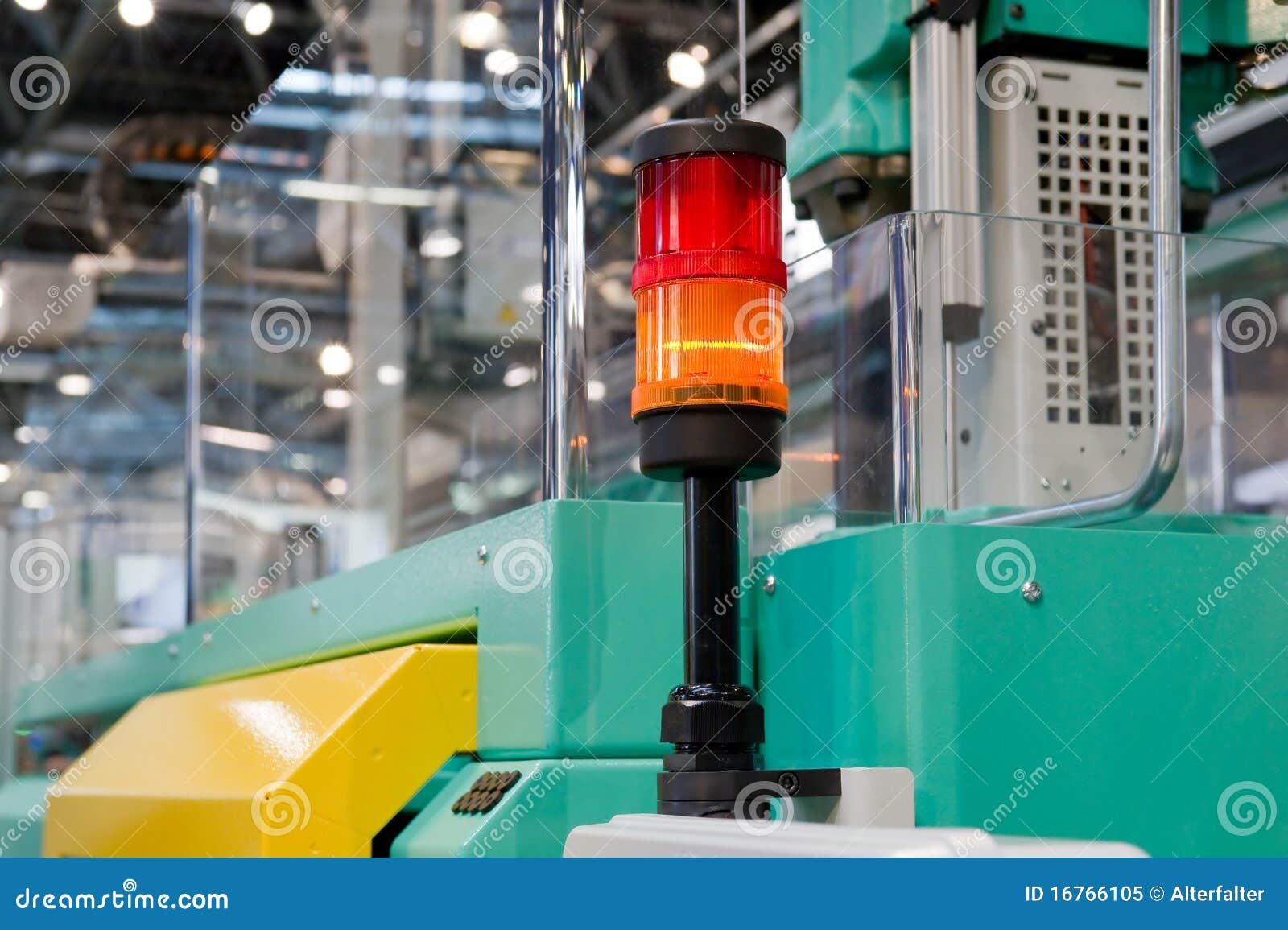 Red Warning Light Floating In Ocean Stock Photo | CartoonDealer.com ...