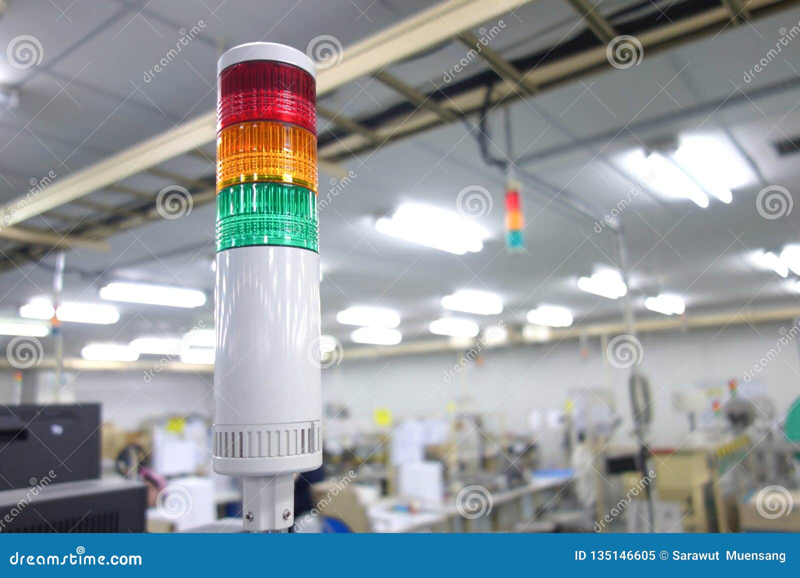 Warning light alarm stock image. Image of electrical - 135146605