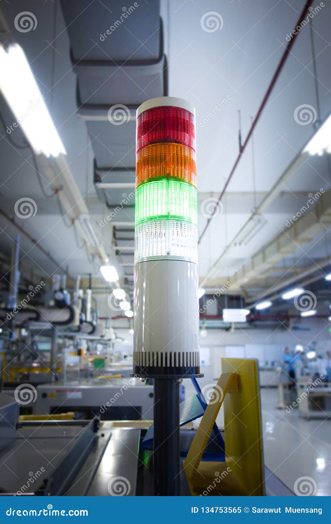 Warning light alarm stock image. Image of lamp, device - 134753565