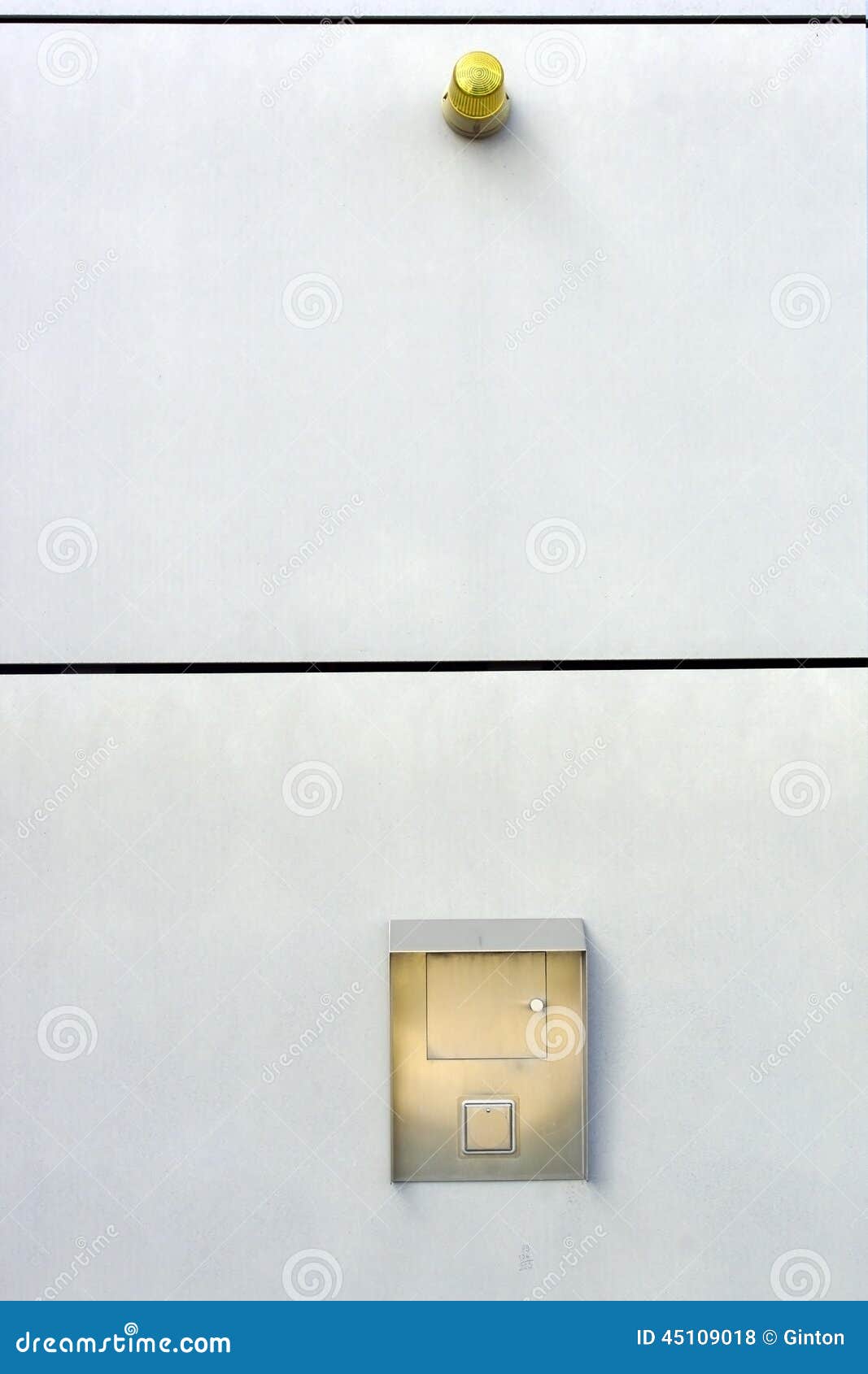 Warning Light and Emergency Switch Stock Photo - Image of paneling ...