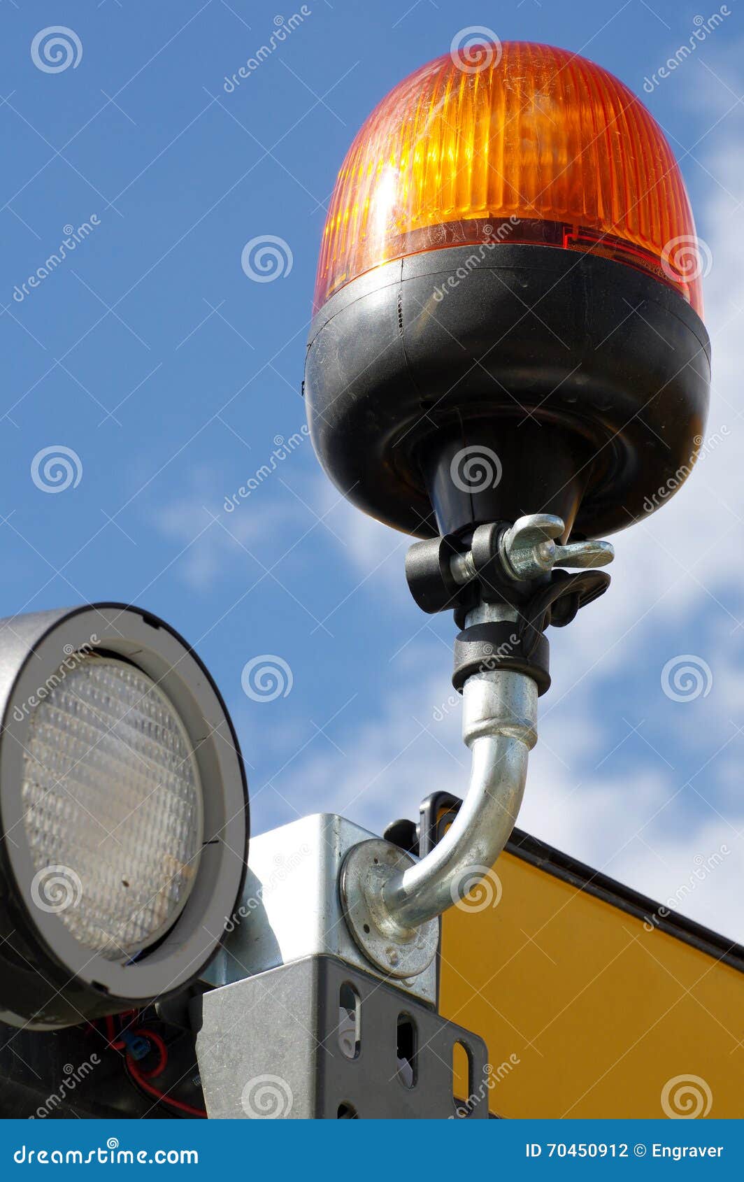 Warning light vehicle part stock photo. Image of closeup - 70450912