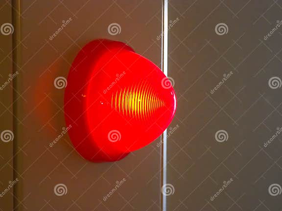 Warning light on wall. stock photo. Image of alert, rescue - 101282346