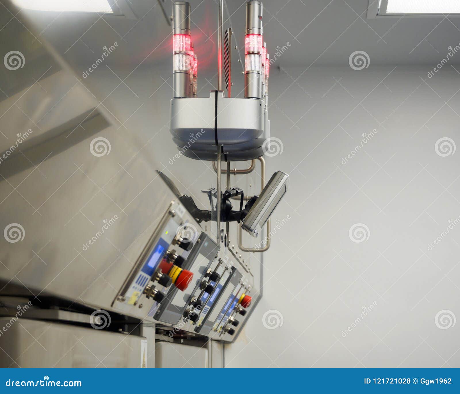 Warning Lights and Control Panel Stock Photo - Image of rescue, leave ...