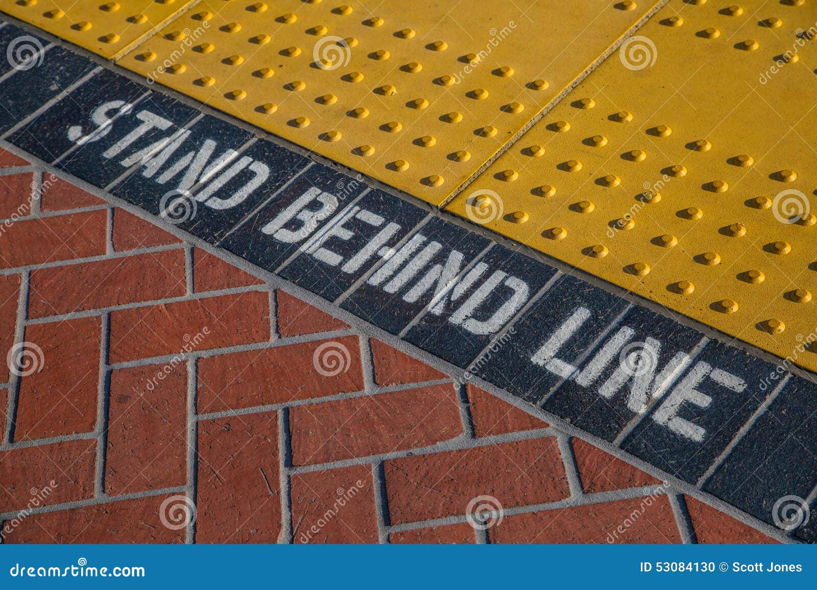 Warning Line stock photo. Image of brick, entrance, advice - 53084130