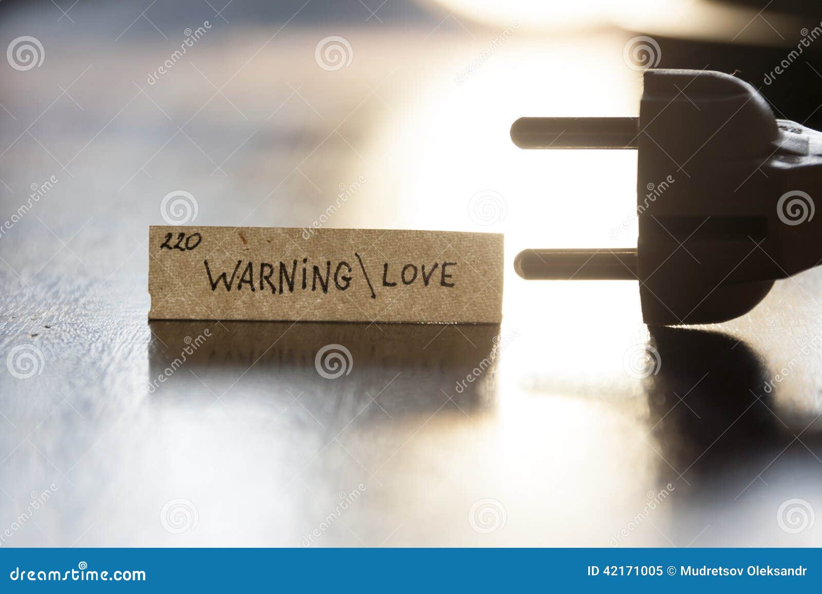 Warning Love stock image. Image of message, connect, poster - 42171005