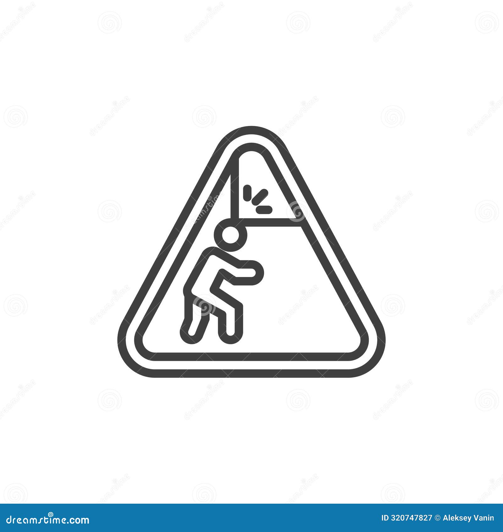 Warning Low Clearance Watch Out For Obstacles Overhead Symbol Sign ...