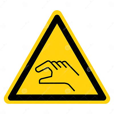 Warning Manual Control Symbol Sign, Vector Illustration, Isolate on ...