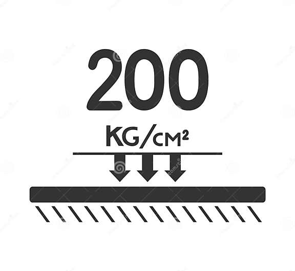 Warning Maximum Weight Symbol Stock Vector - Illustration of outside ...