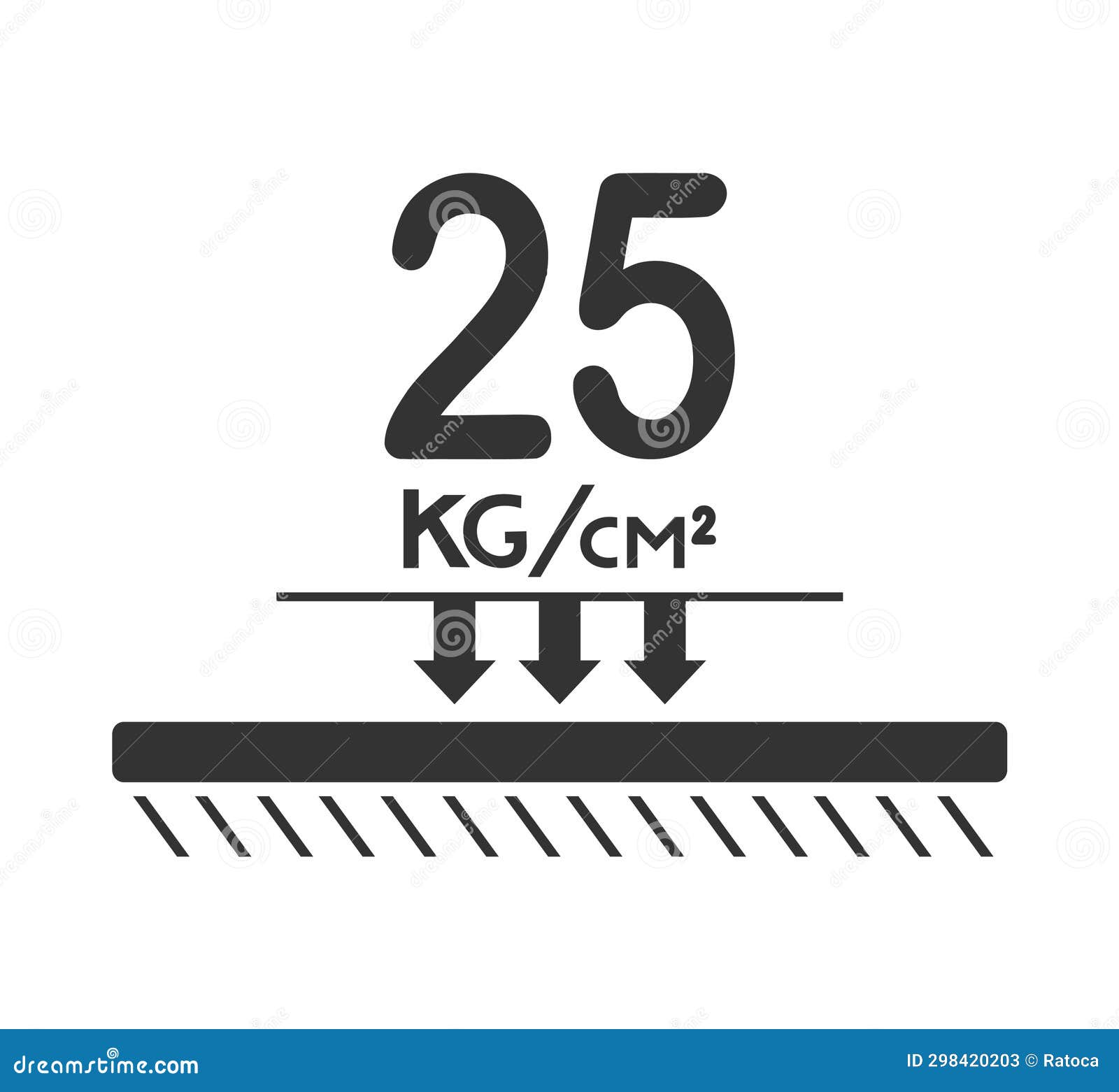 Warning Maximum Weight Symbol Stock Vector - Illustration of security ...