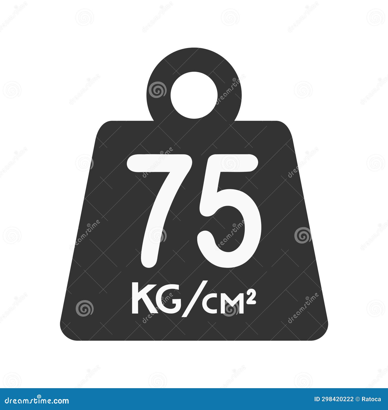 Warning Maximum Weight Symbol Stock Vector - Illustration of structure ...