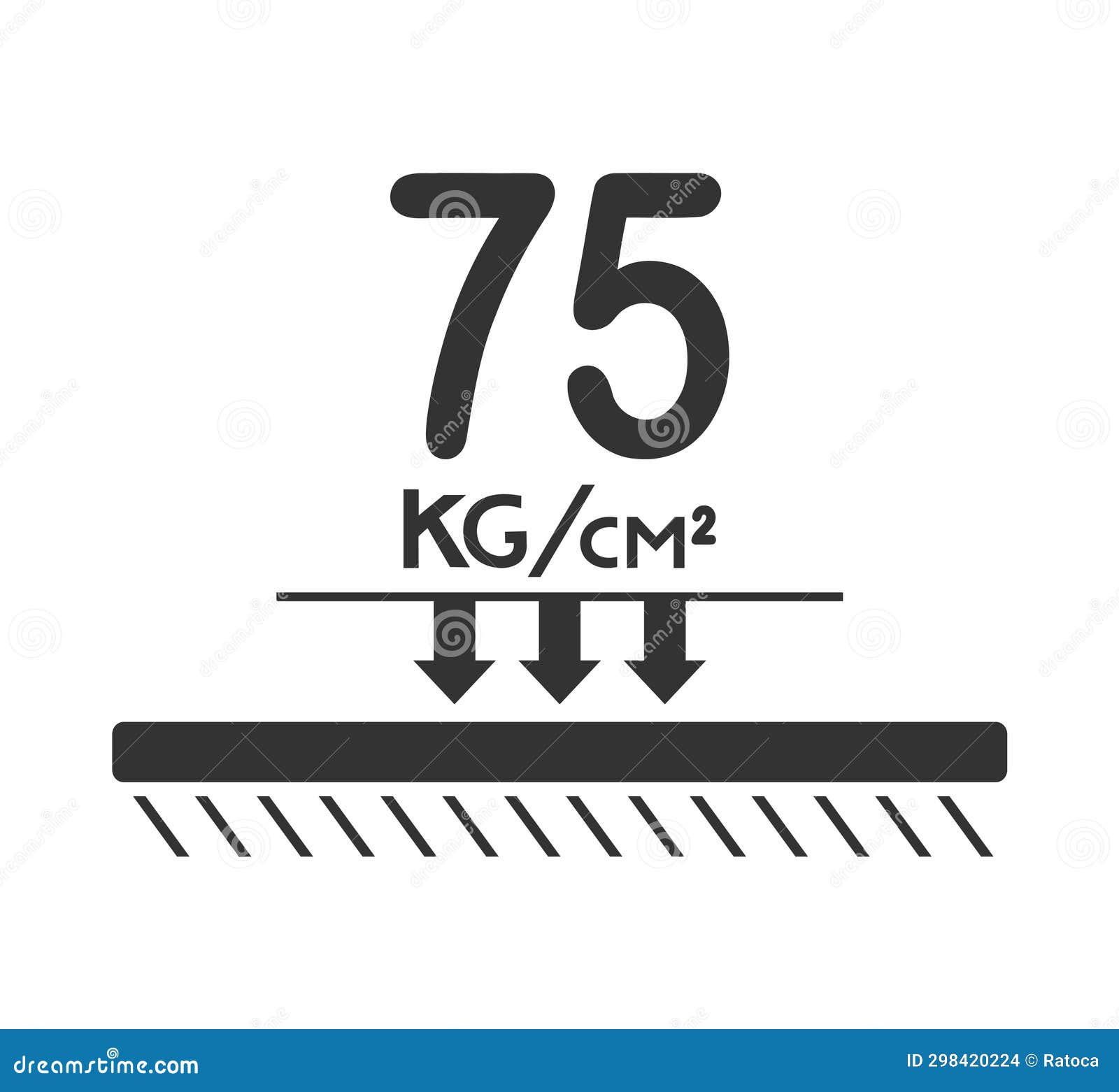 Warning Maximum Weight Symbol Stock Vector - Illustration of minimum ...