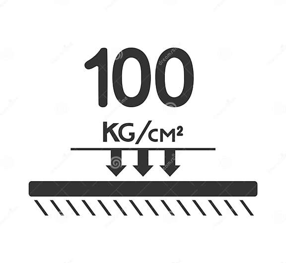 Warning Maximum Weight Symbol Stock Vector - Illustration of ...