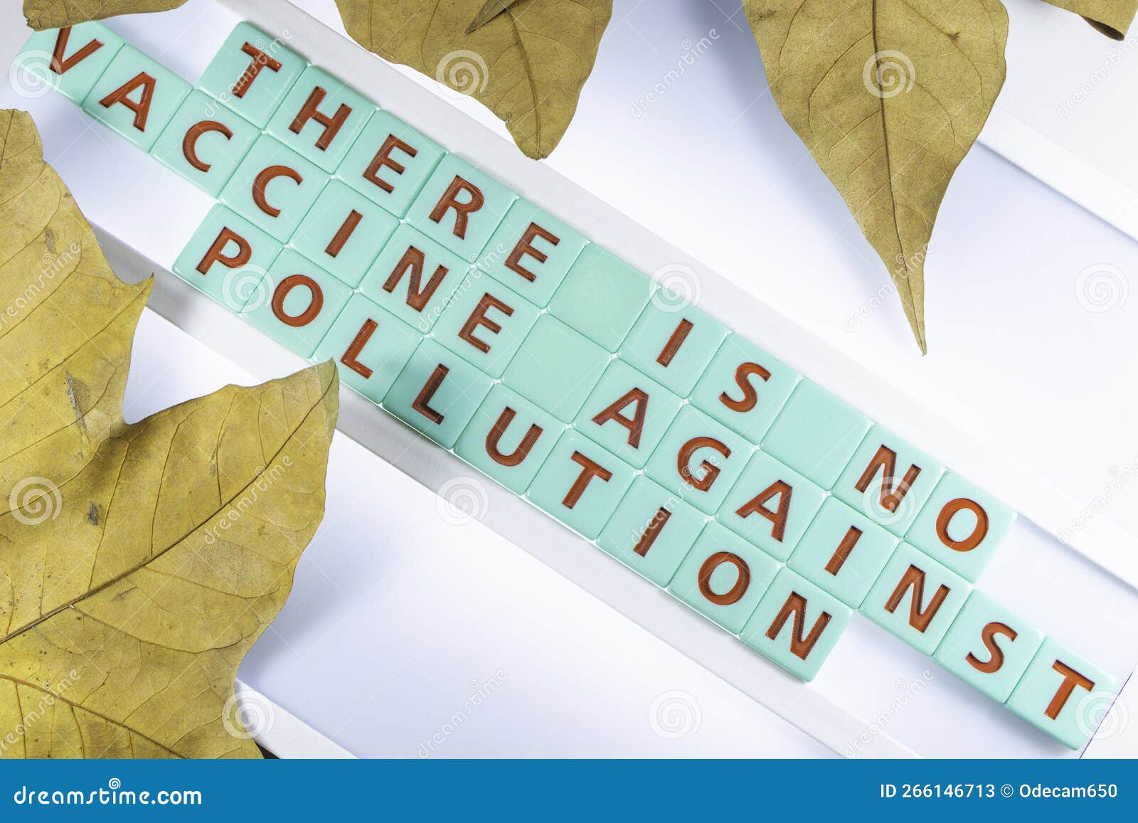 Warning Message about Planet Pollution Stock Image - Image of ...