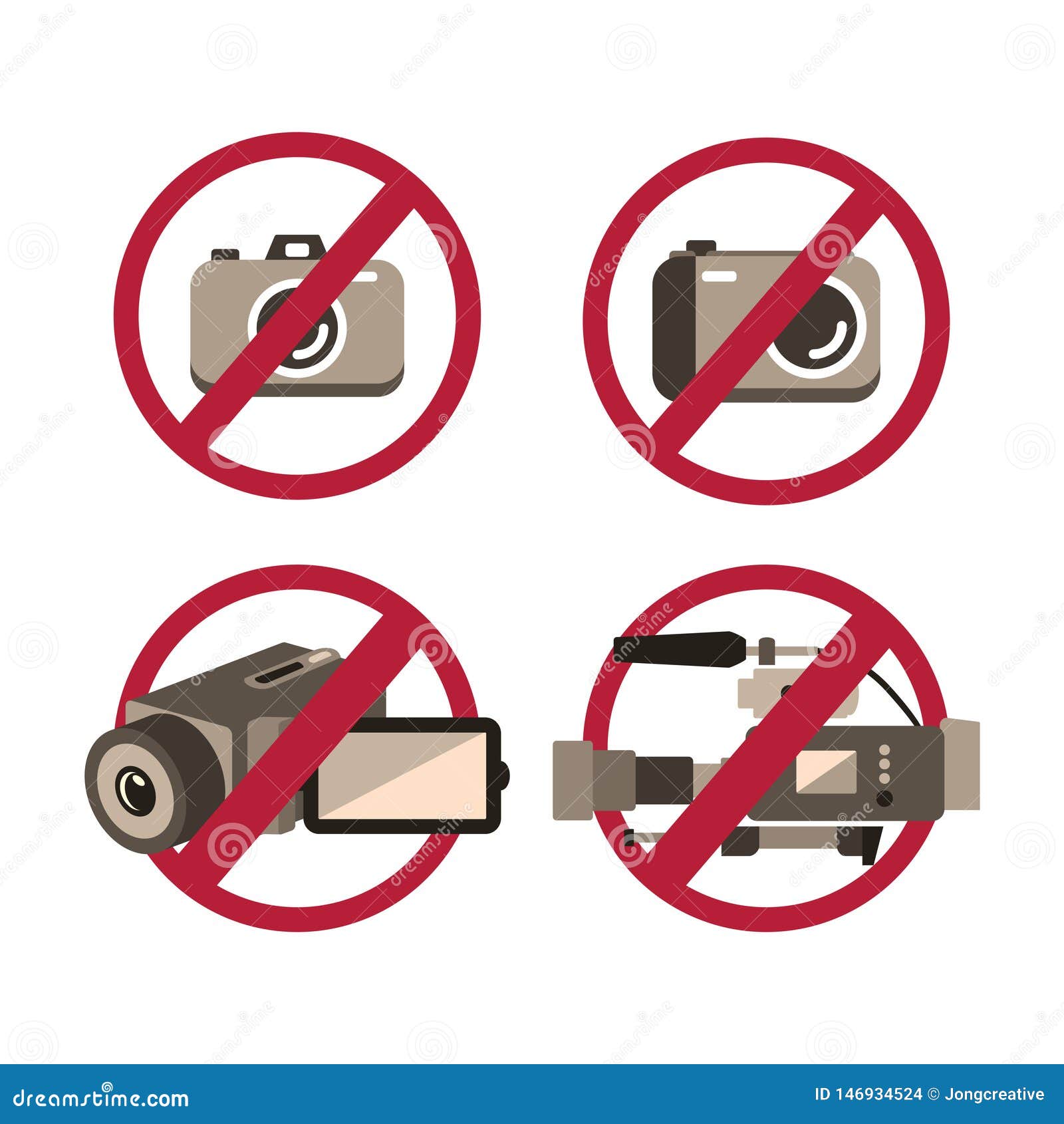 Video Shoot And Shooting Equipment Vector Icons Pack Every Single Icon ...