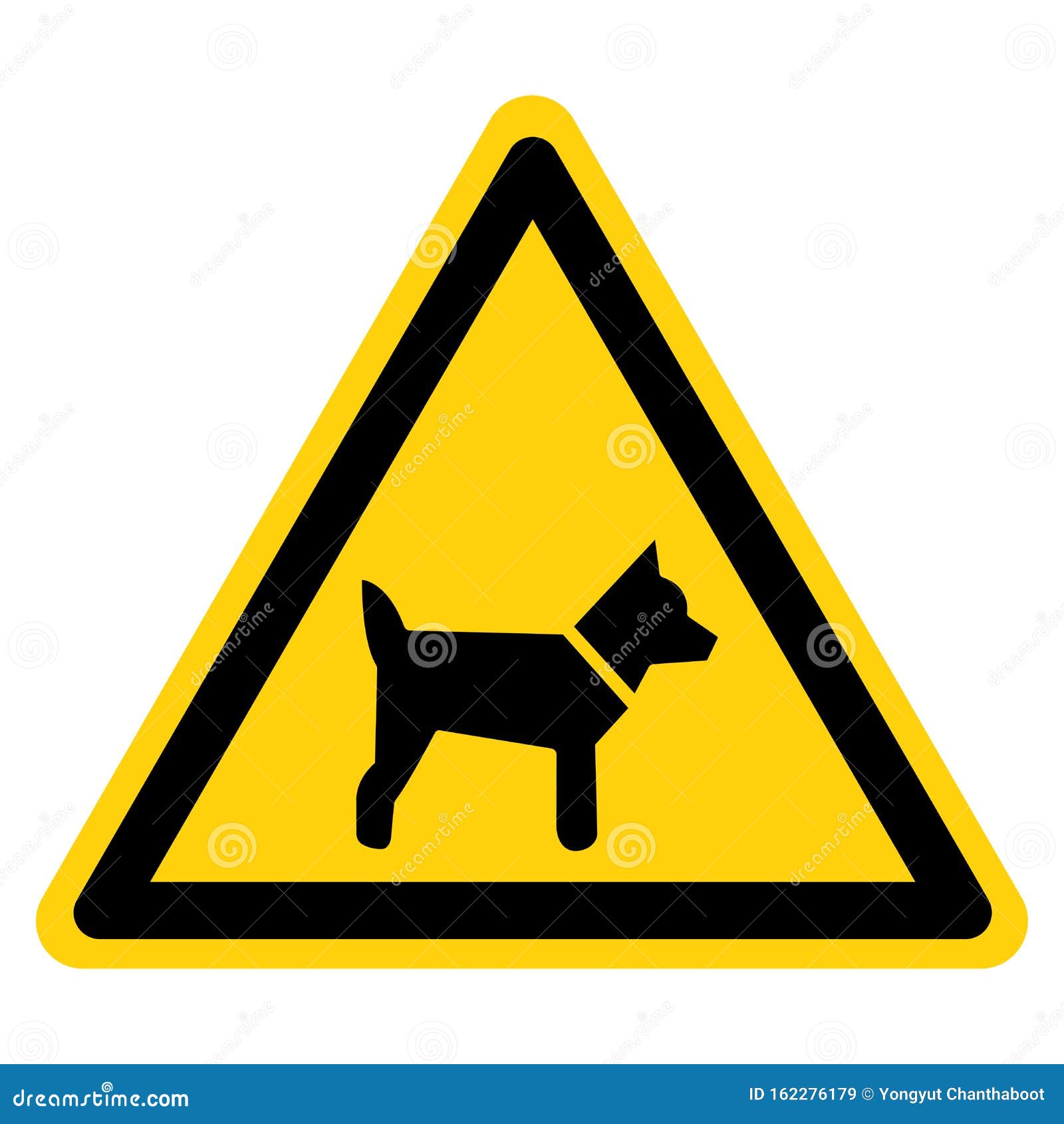 Warning No Dogs Symbol Sign, Vector Illustration, Isolate on White ...