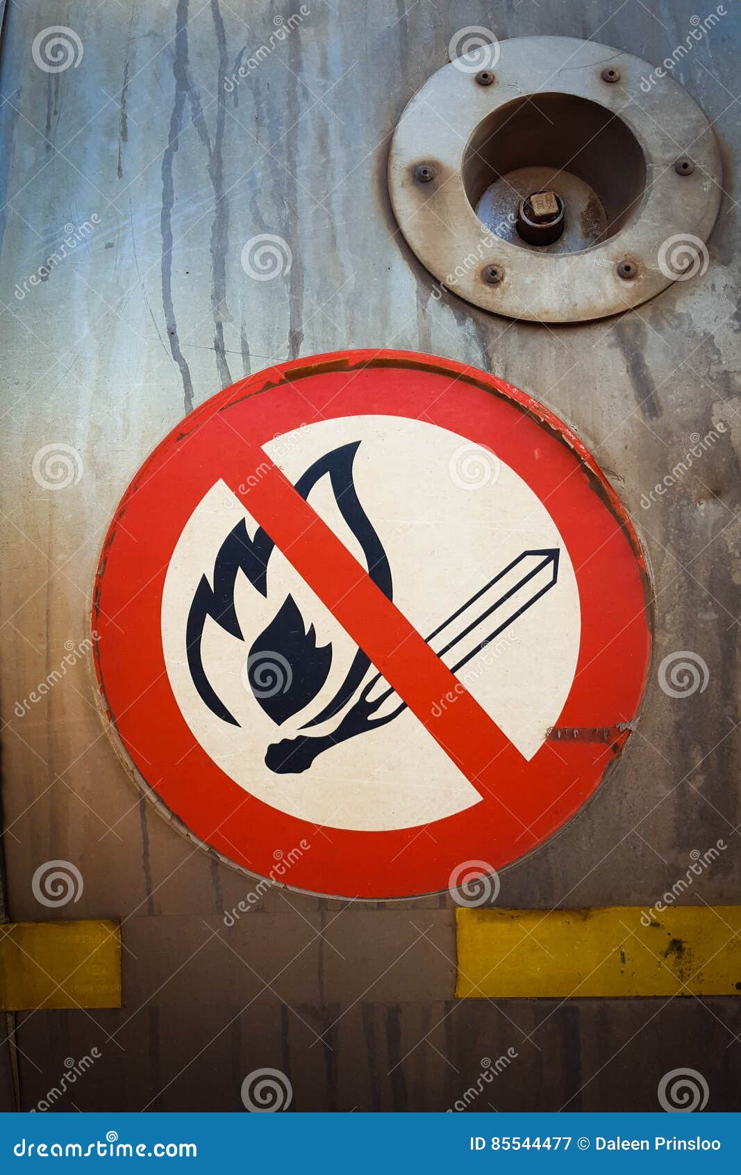 Warning no fire stock image. Image of fire, warning, flames - 85544477