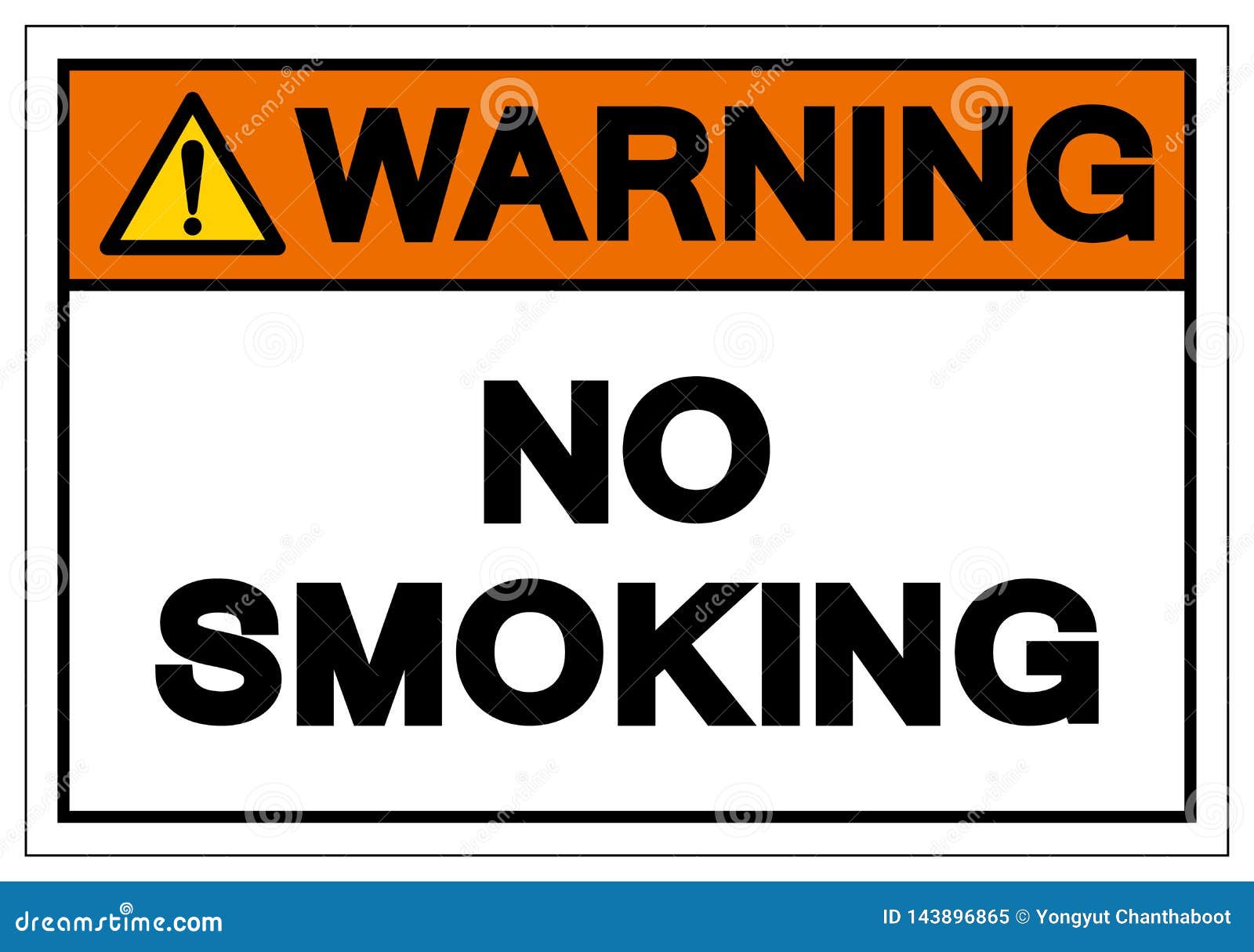 Warning No Smoking Symbol Sign, Vector Illustration, Isolate on White ... Warning No Smoking Symbol Sign, Vector Illustration, Isolate on White ...