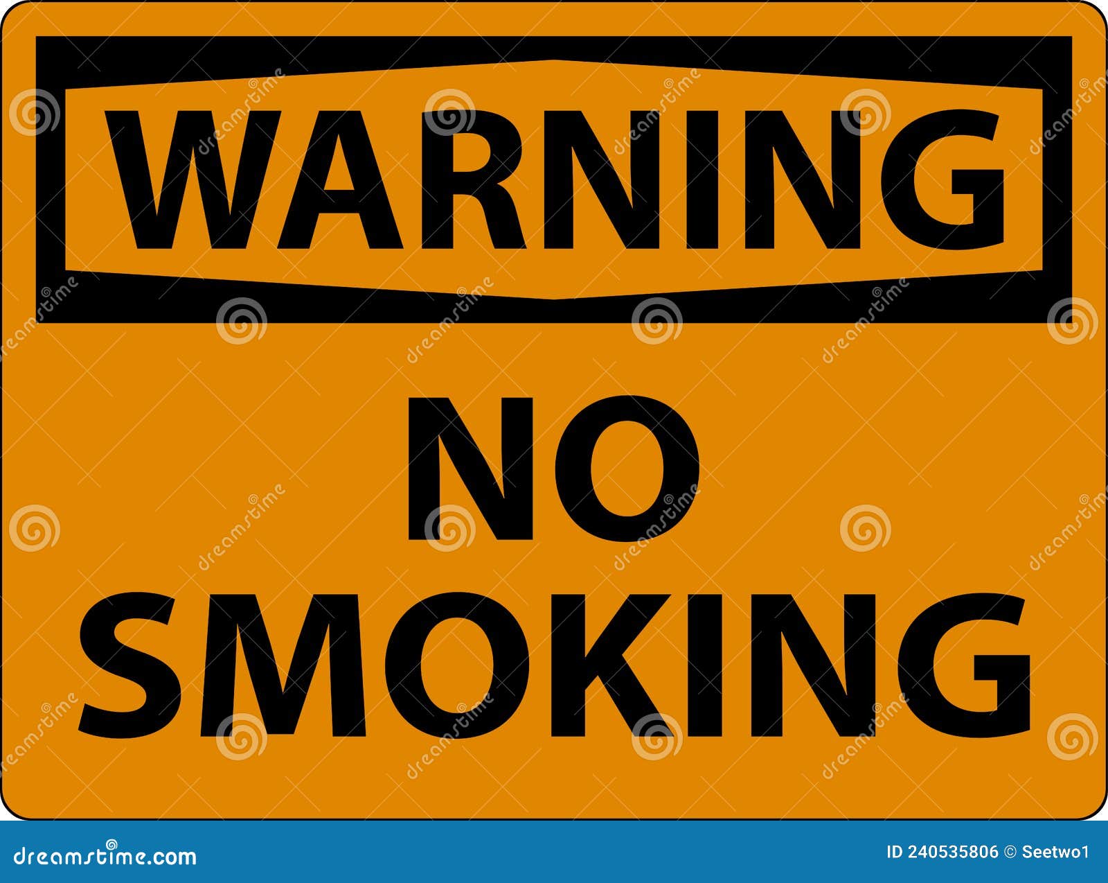 Warning No Smoking Symbol Sign on White Background Stock Vector ...
