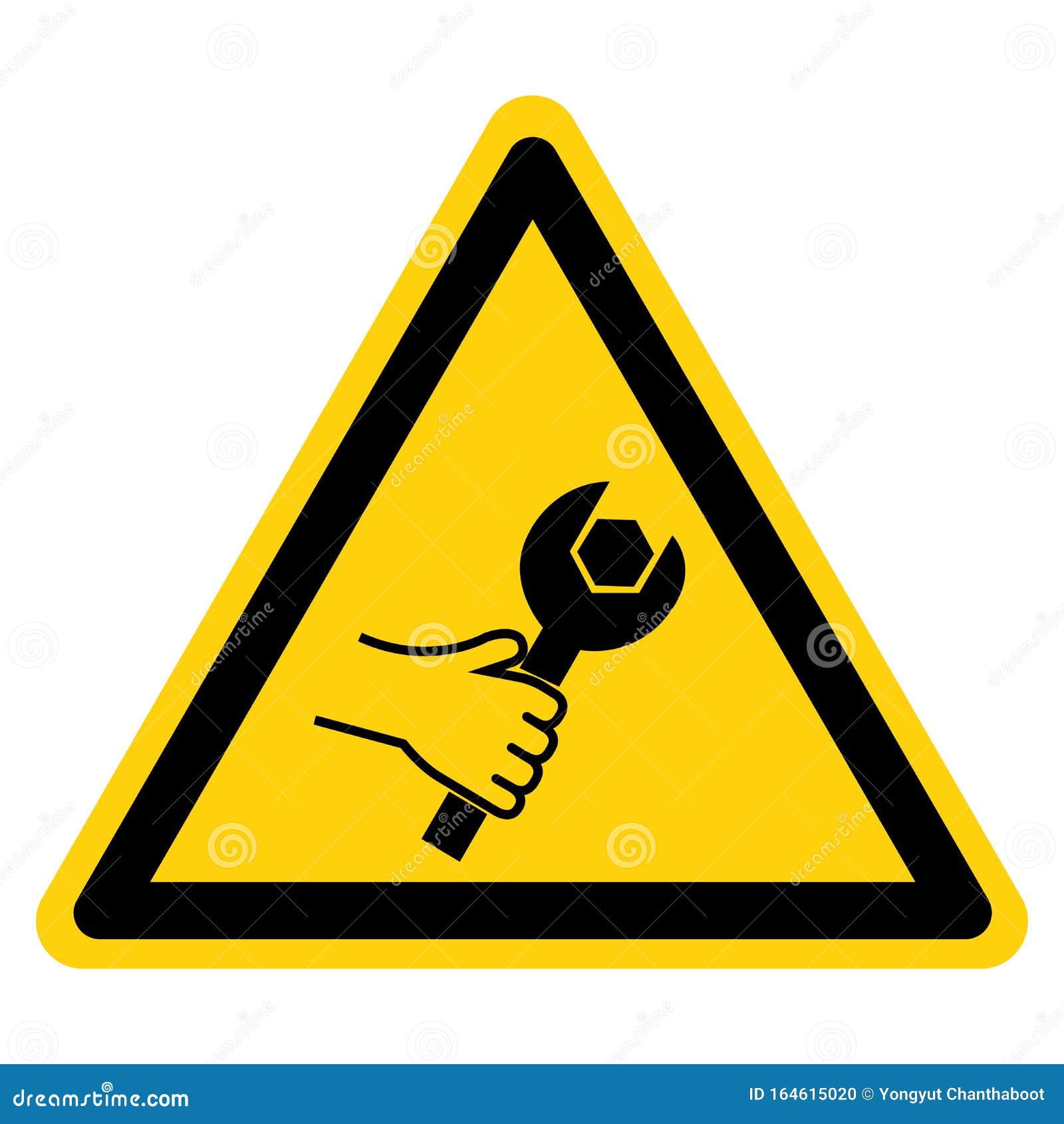 Warning No Tools Symbol Sign, Vector Illustration, Isolate on White ...