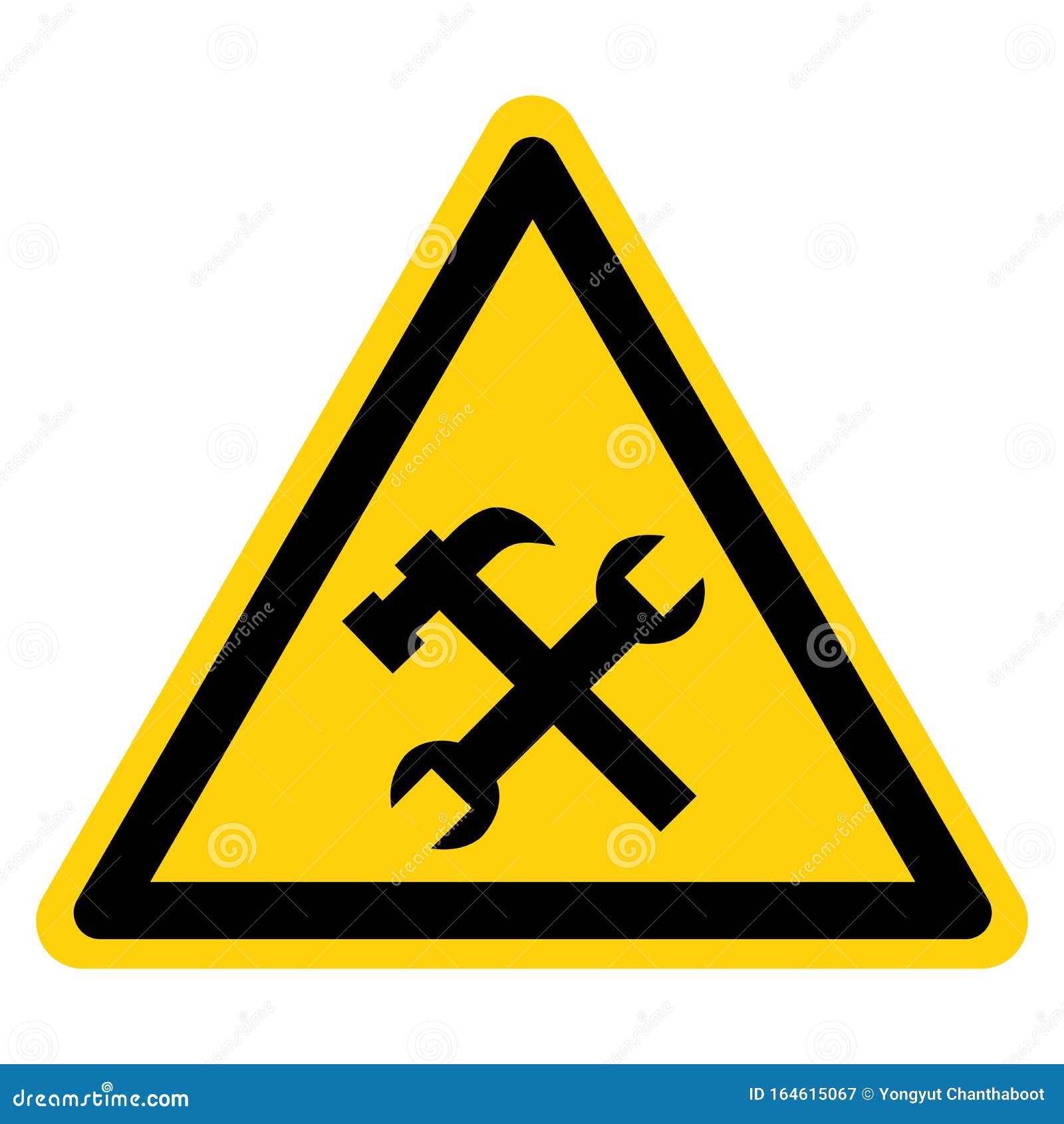 Warning No Tools Symbol Sign, Vector Illustration, Isolate on White ...