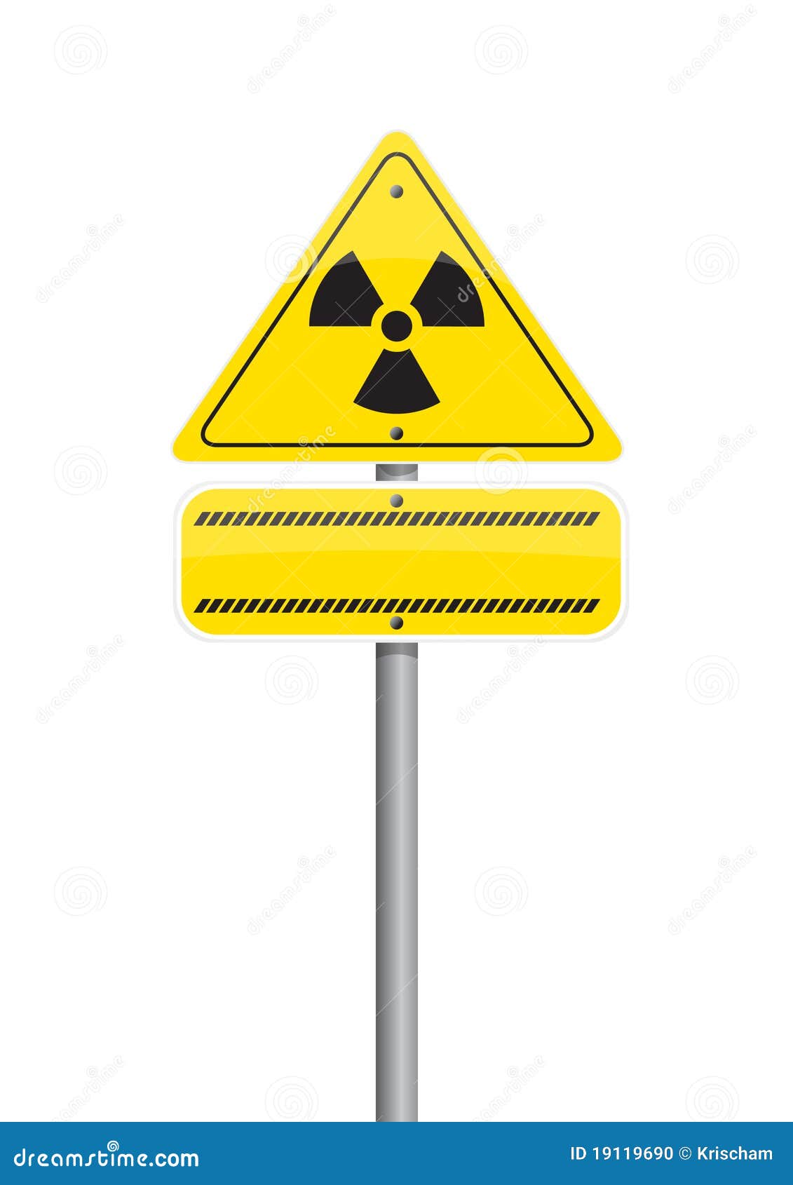Warning nuclear stock illustration. Illustration of street - 19119690