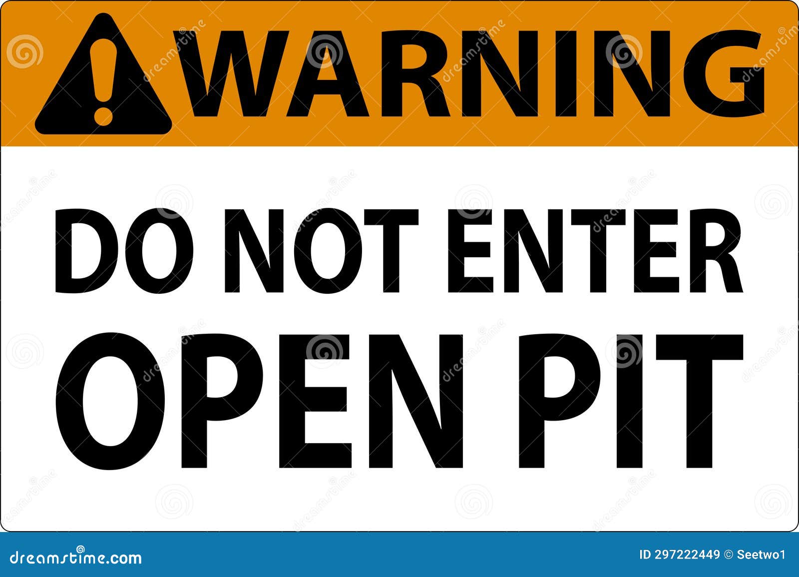 Warning Open Holes Symbol Sign, Vector Illustration, Isolate On White ...