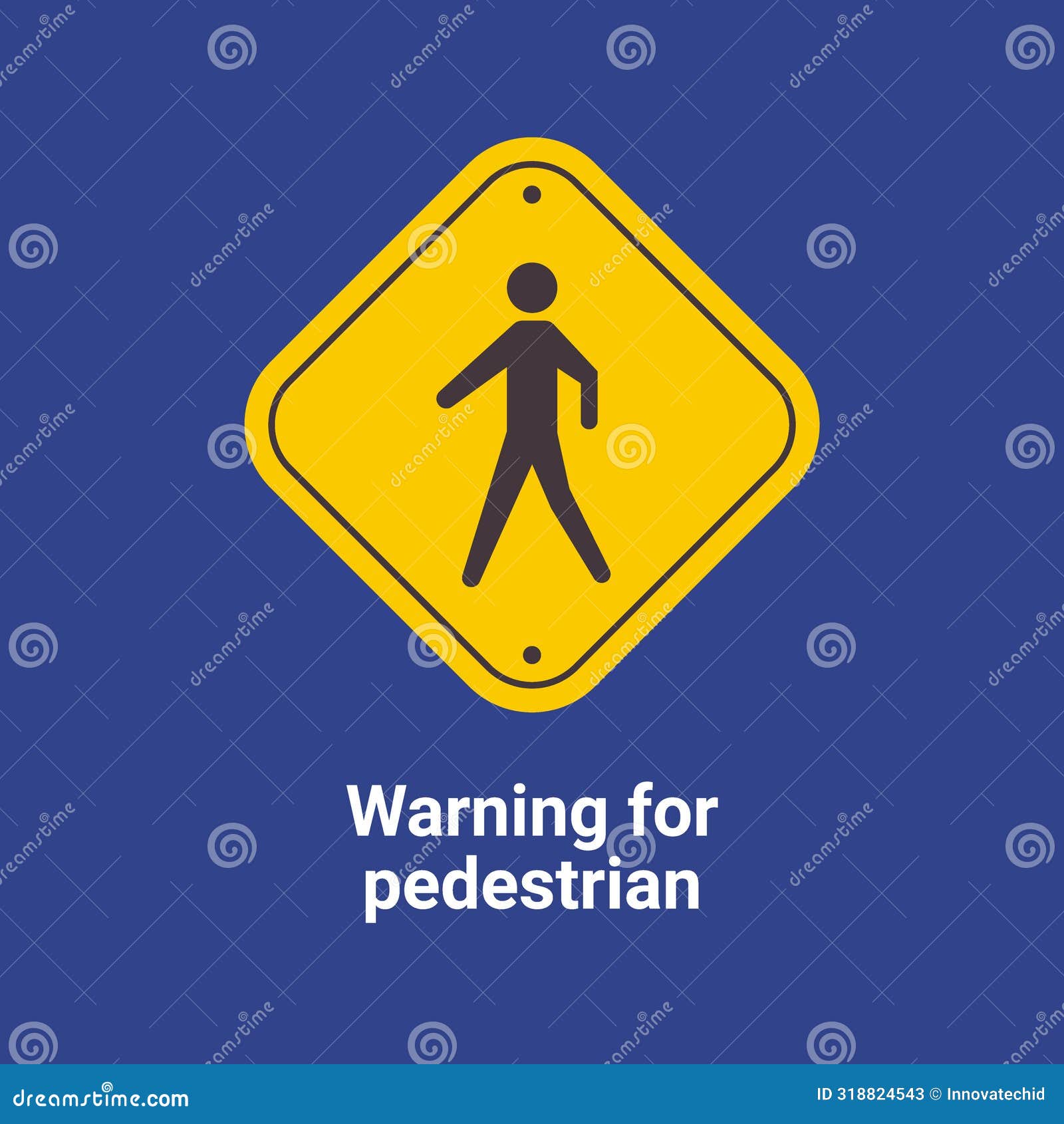 Warning Traffic Sign, Traffic M Sign With Exclamation Mark Symbol Sign ...