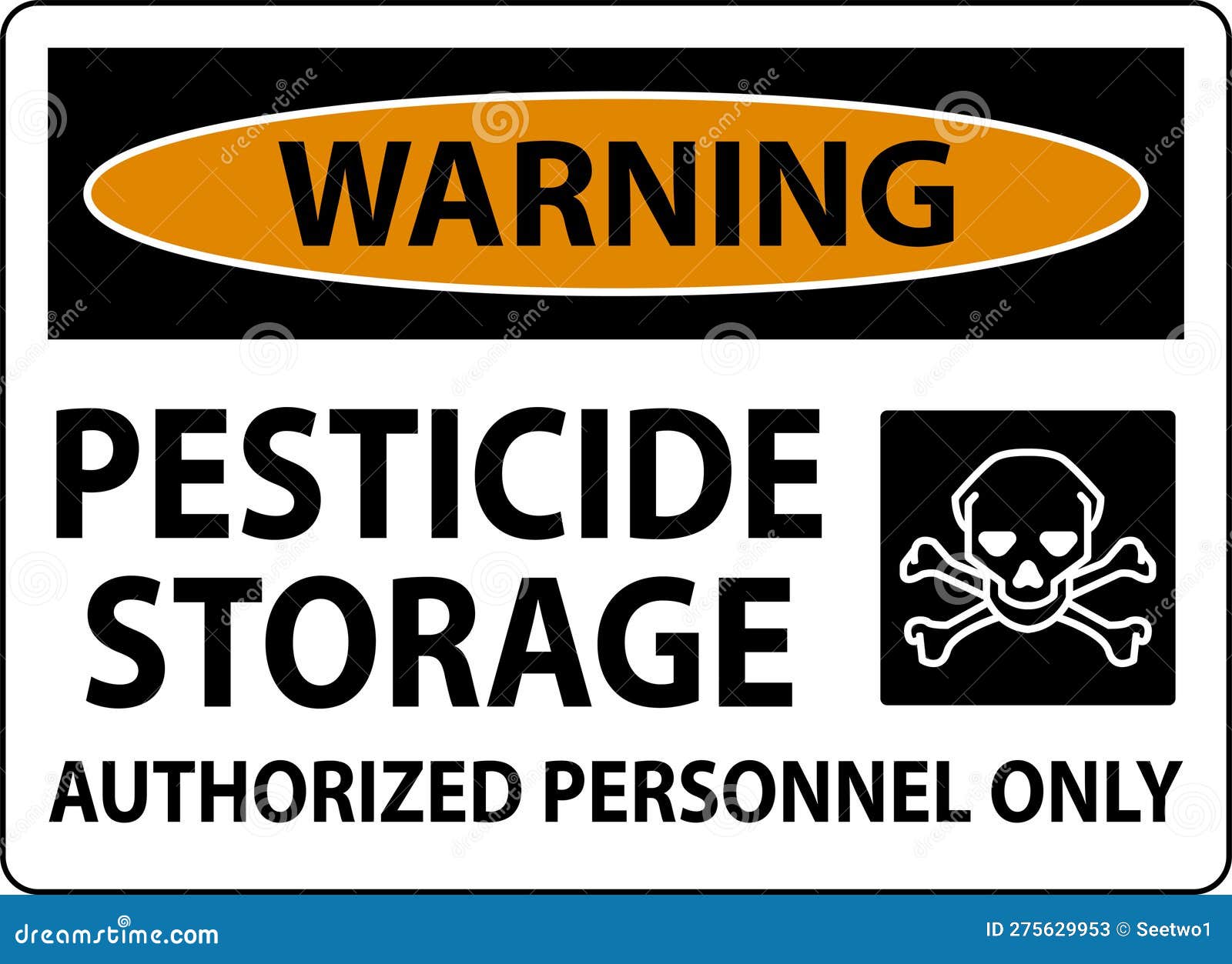Notice Pesticide Symbol Sign, Vector Illustration, Isolate On White ...