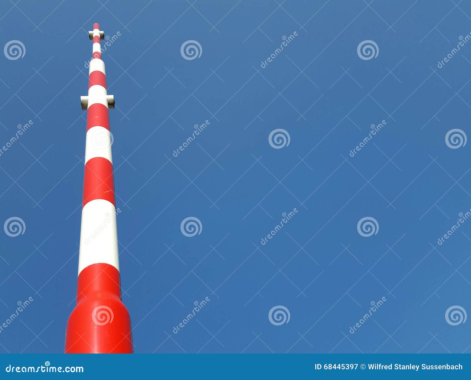 Warning pole stock image. Image of outdoors, post, daylight - 68445397