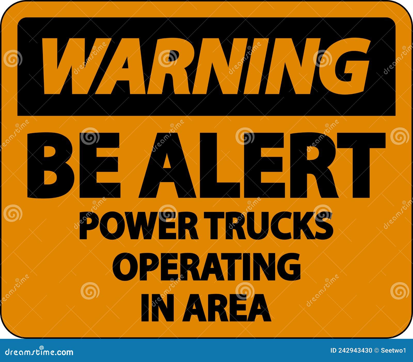 Warning Power Tool Hazard Symbol Sign, Vector Illustration, Isolate On ...