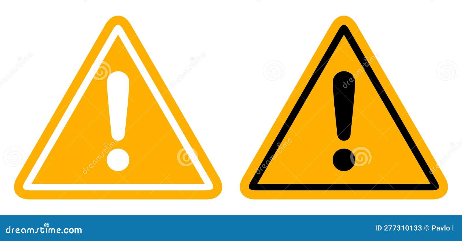 Warning, Precaution, Attention, Alert Icon, Set Exclamation Mark in ...