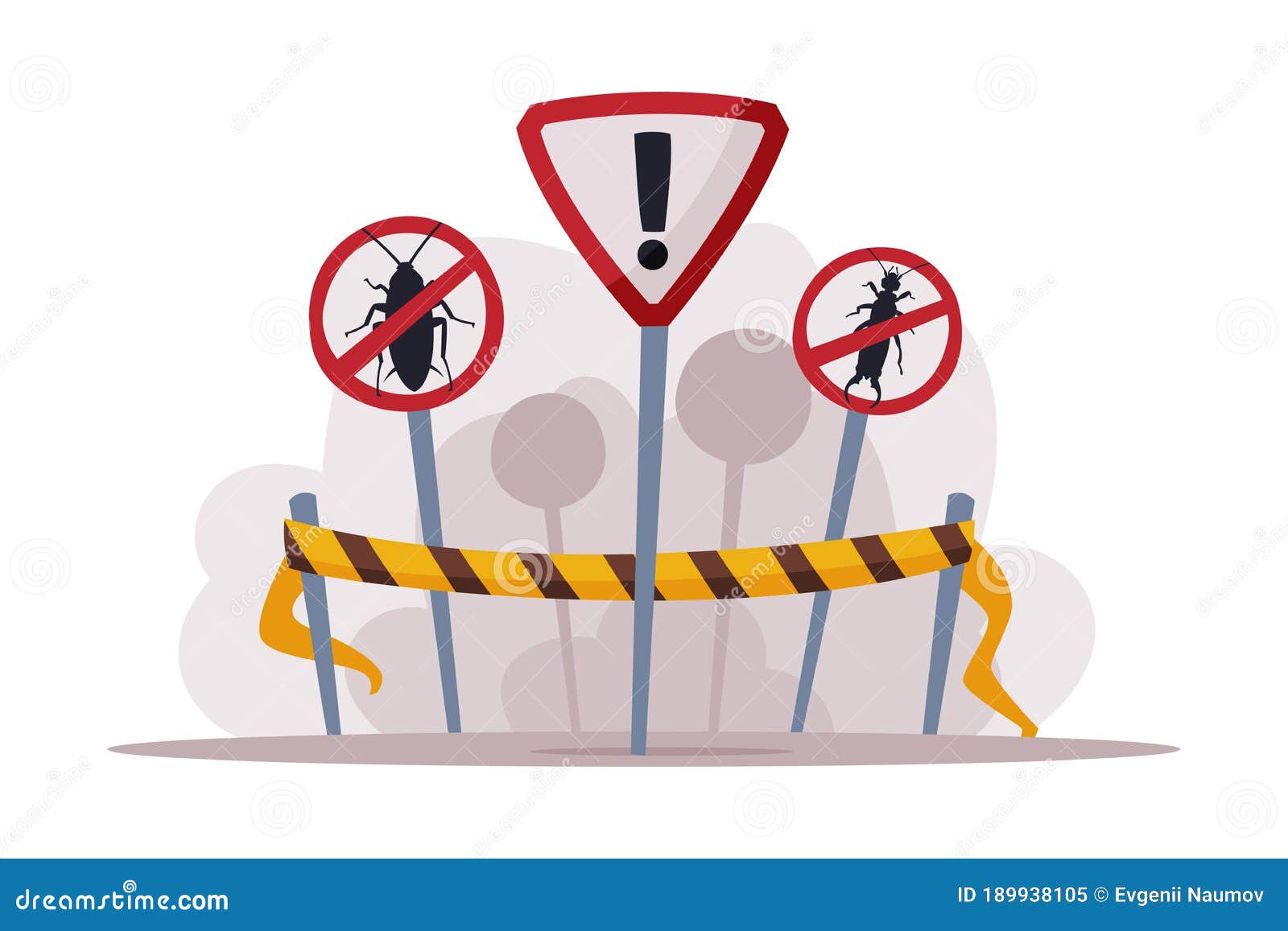 Warning Prohibition Signs, Pest Control and Extermination Service ...