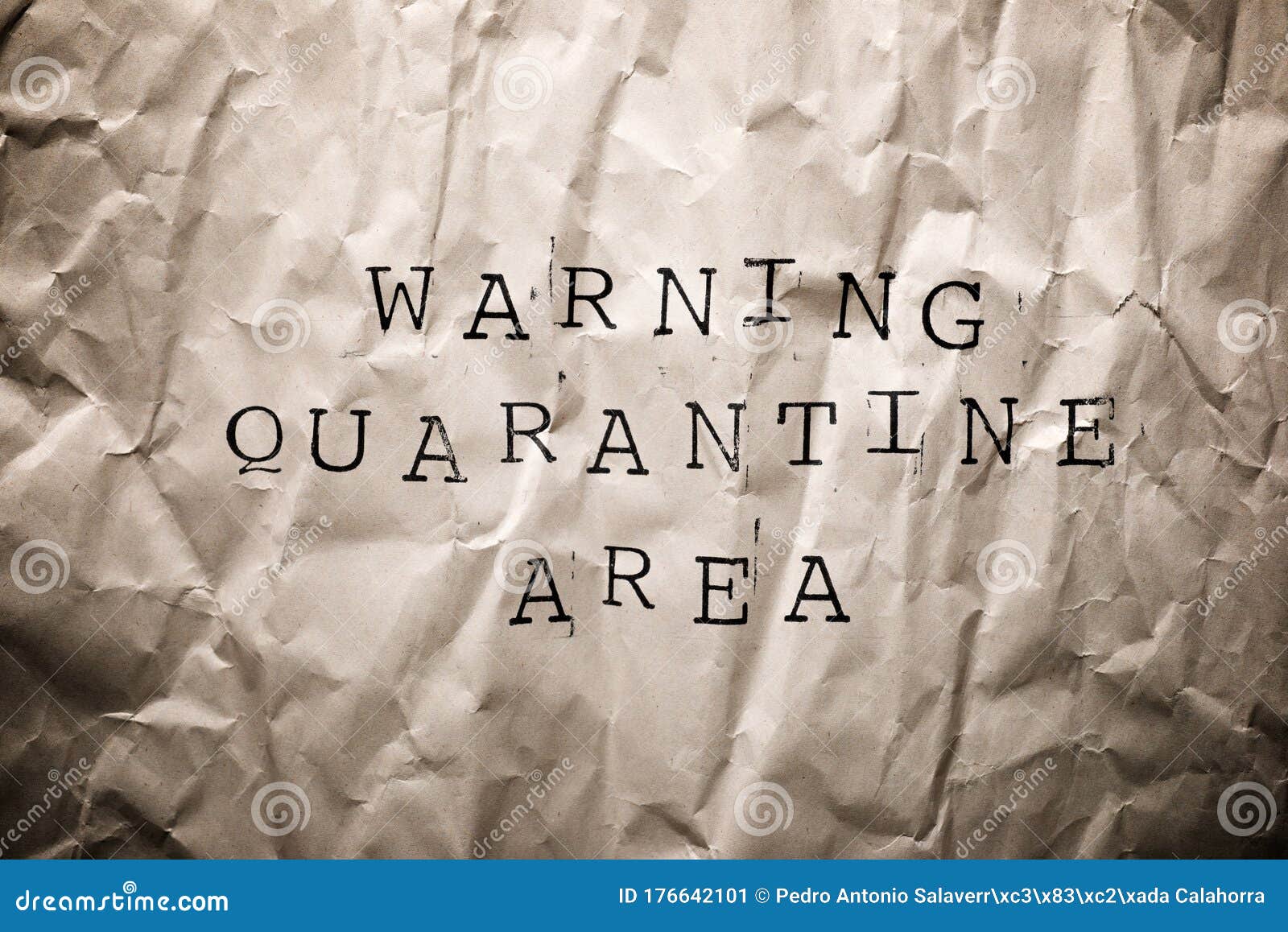 Quarantine Area concept stock image. Image of corona - 176642101