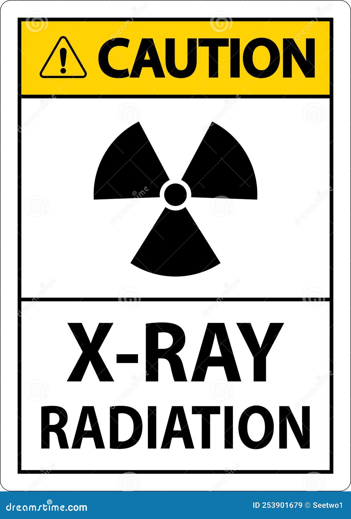 Printable Radiation Area Sign