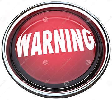 Warning Red Round Button Alarm Light Flashing Stock Illustration ...