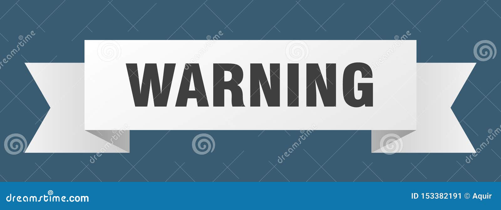 Warning Ribbon. Vector Illustration | CartoonDealer.com #153382104