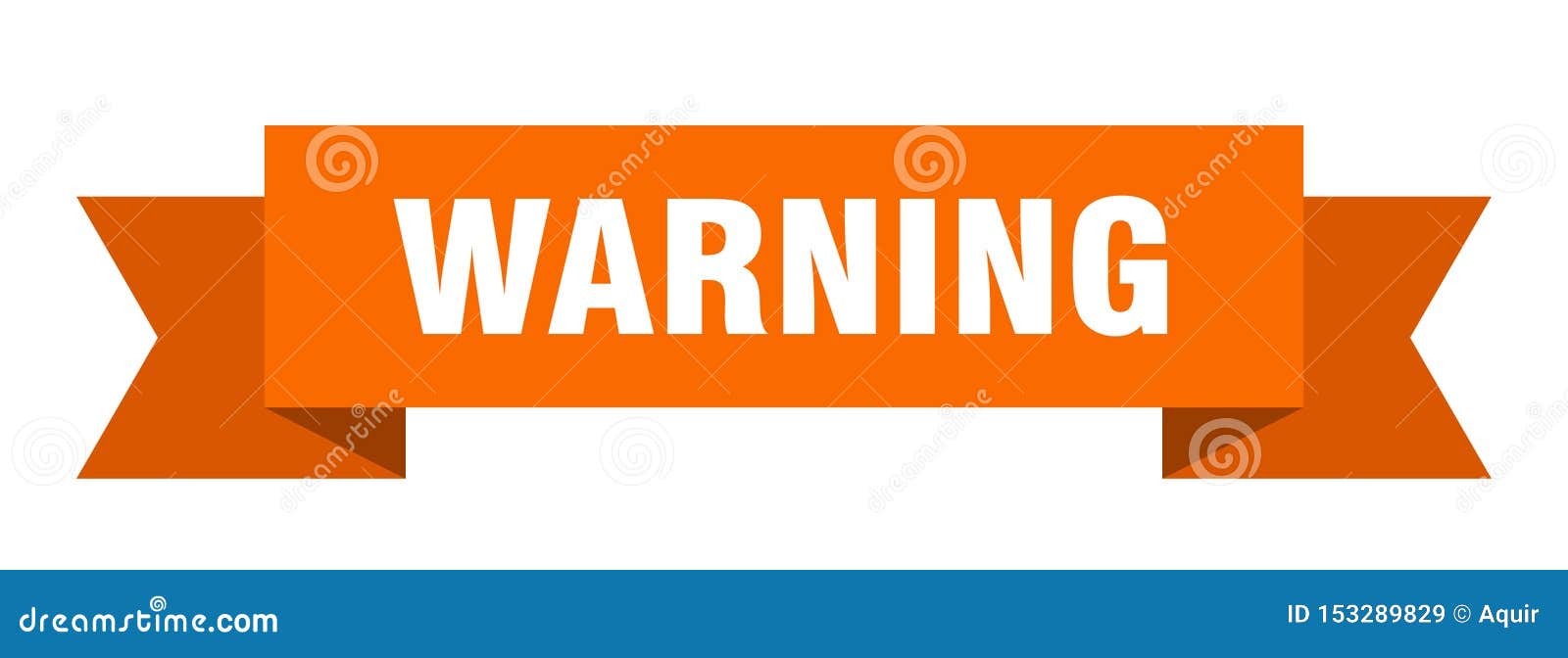 Warning ribbon. stock vector. Illustration of sign, element - 153289829