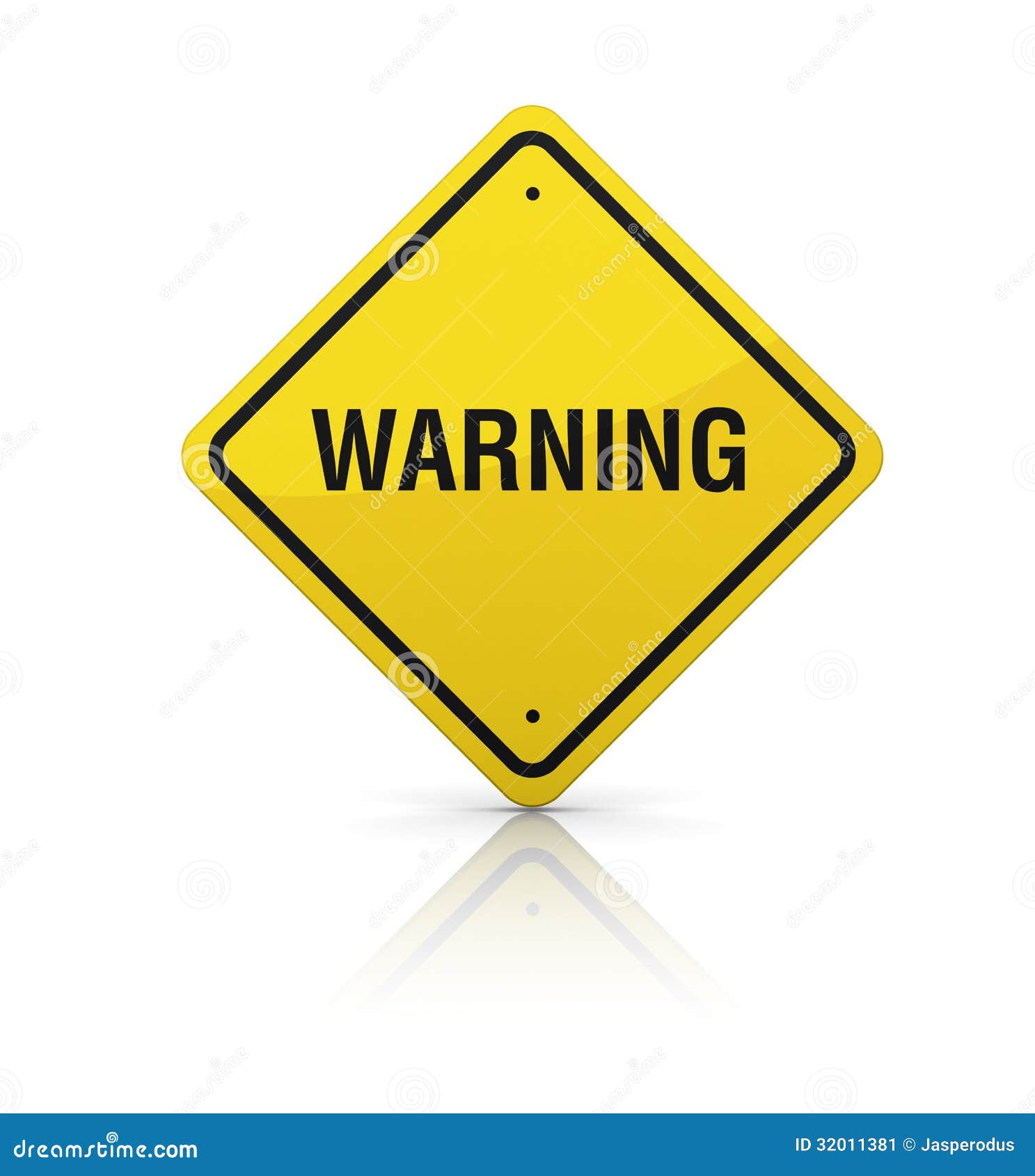 Warning Road Sign stock illustration. Illustration of conceptual - 32011381