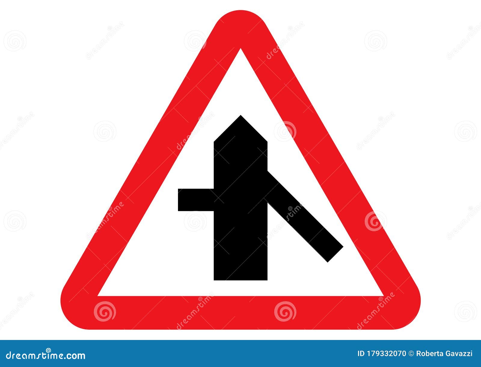 Set Warning Road Sign, Drawbridge Ahead, Exclamation Mark Triangle, No ...