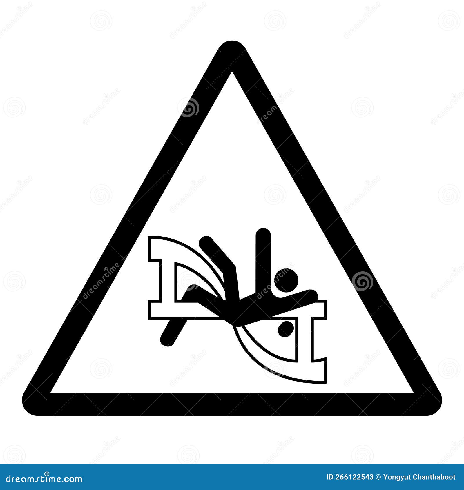 Warning Rotating Agitator Symbol Sign ,Vector Illustration, Isolate on ...